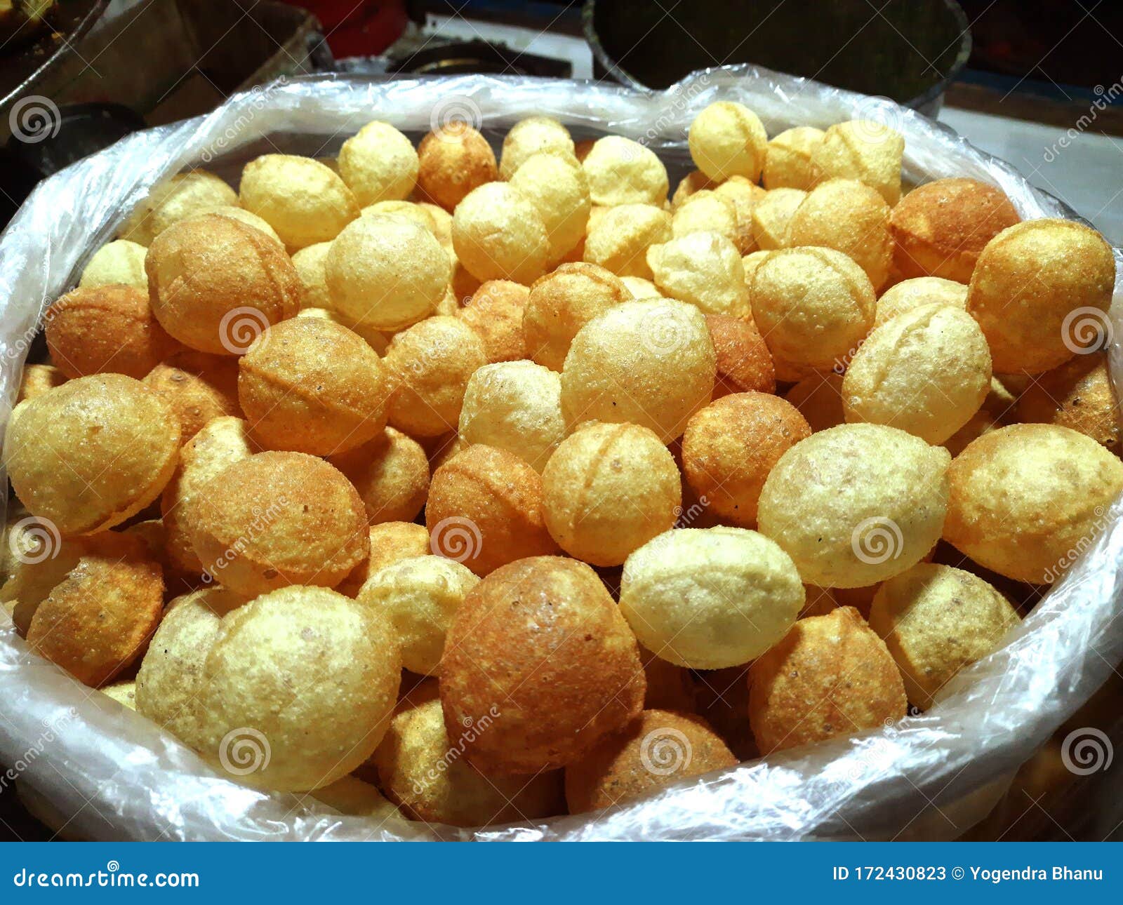 This is Indian Golgapa , Panipuri and Gupchup Stock Image - Image of ...
