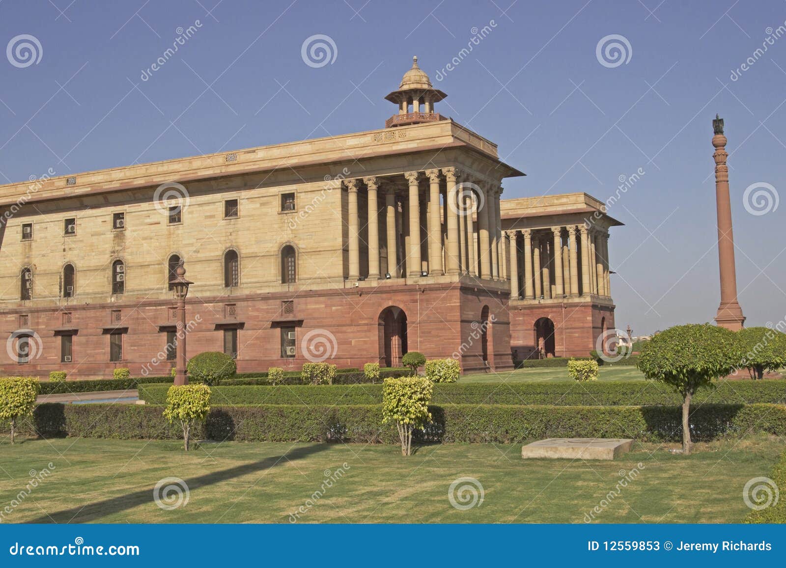 Indian Government stock image. Image of secretariat, attraction - 12559853