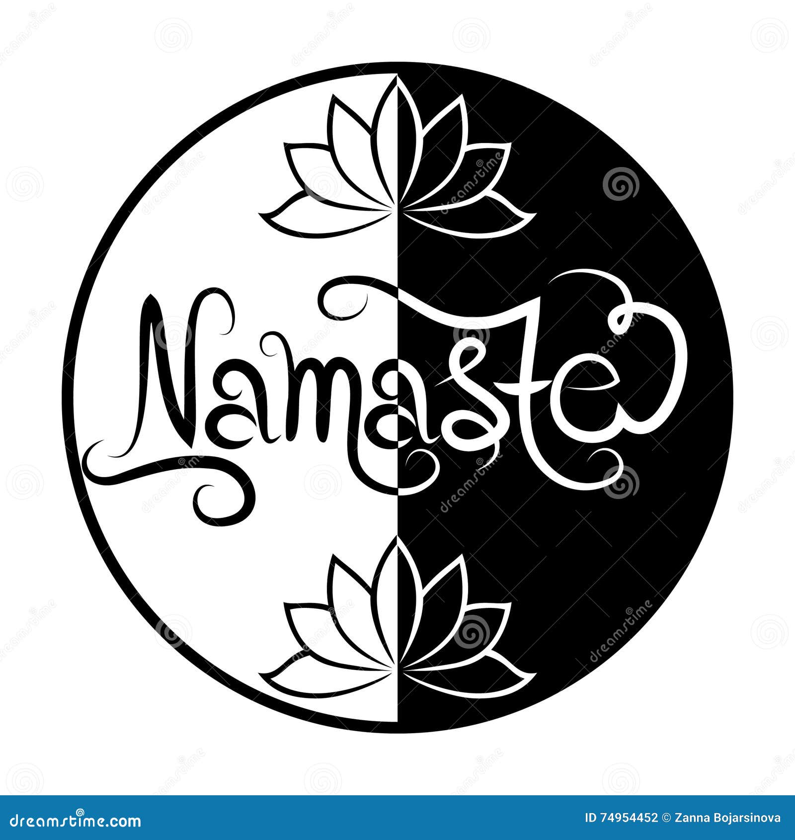 Namaskar Namaste Icon Cartoon Vector | CartoonDealer.com #140300975