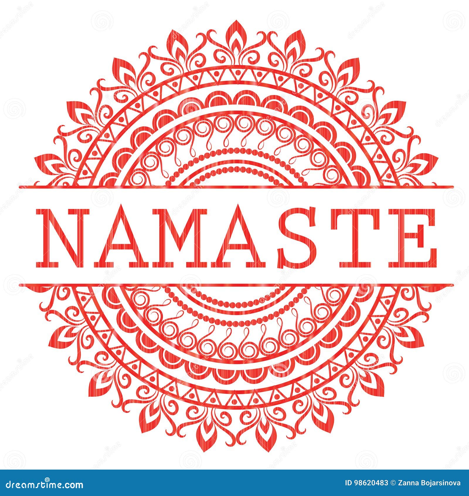 Indian Greeting Banner Namaste Stock Vector - Illustration of diwali ...
