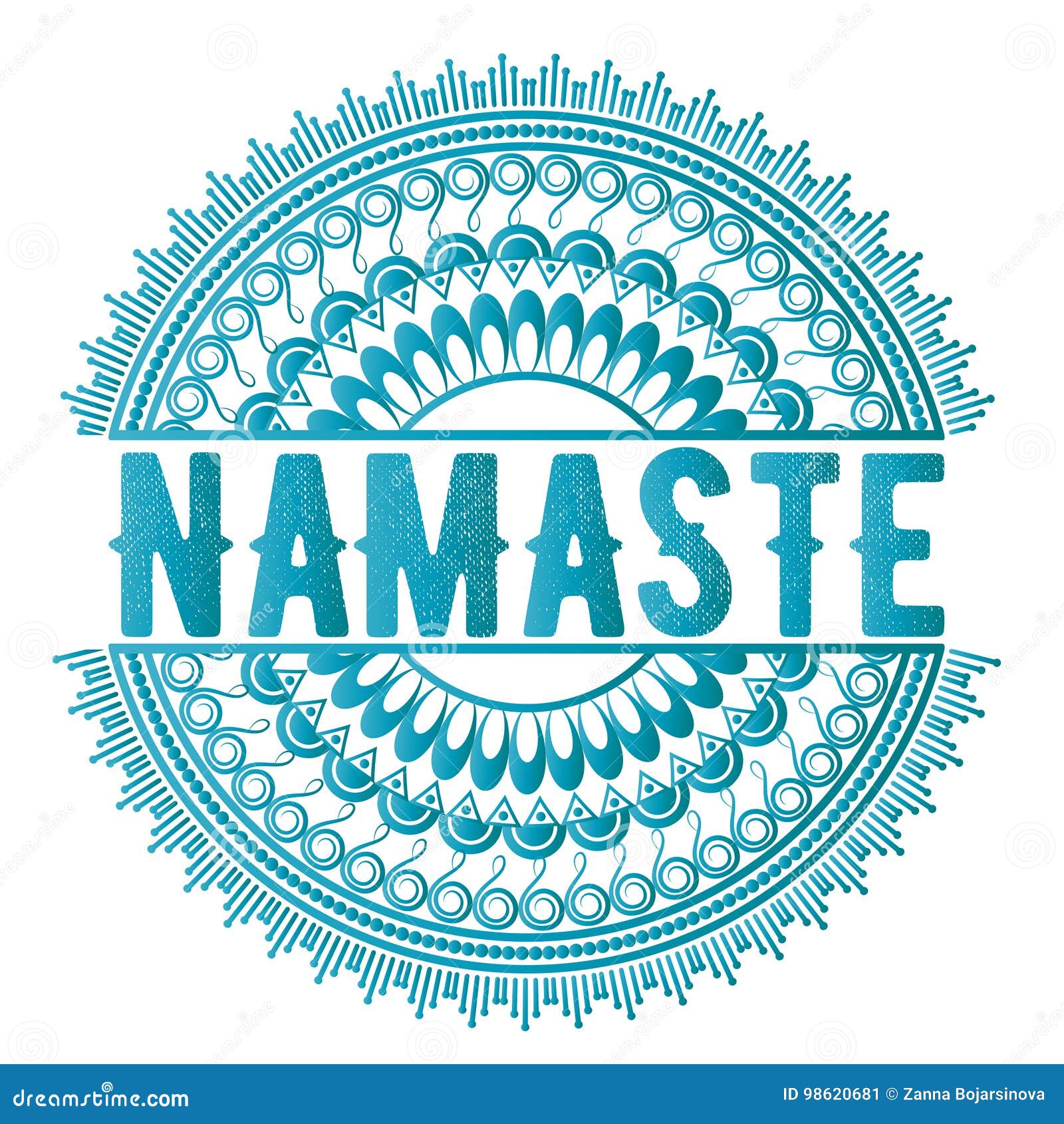 Indian Greeting Banner Namaste Stock Vector - Illustration of hand ...