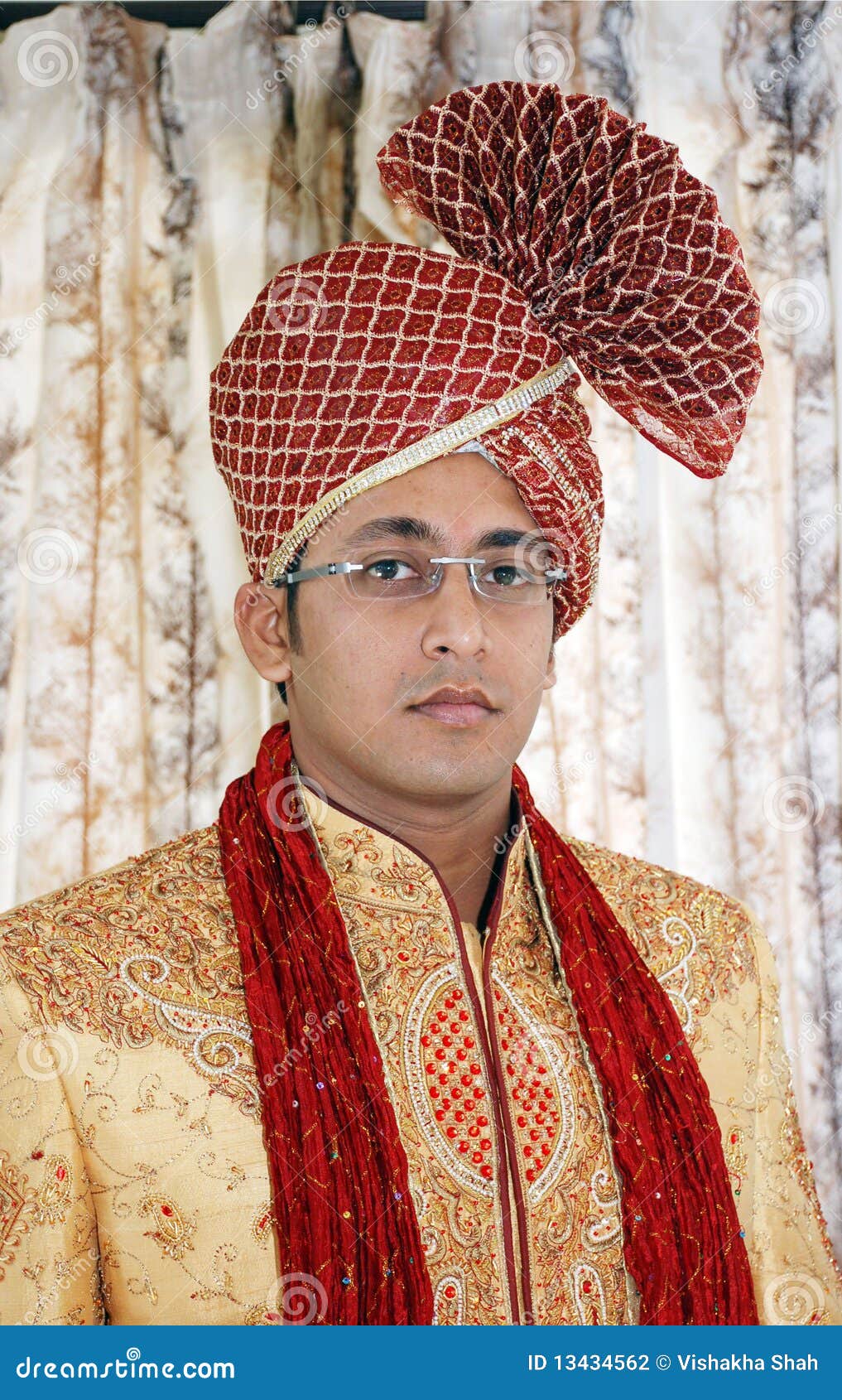 Indian Groom stock photo. Image of posed, wedding, portrait - 13434562