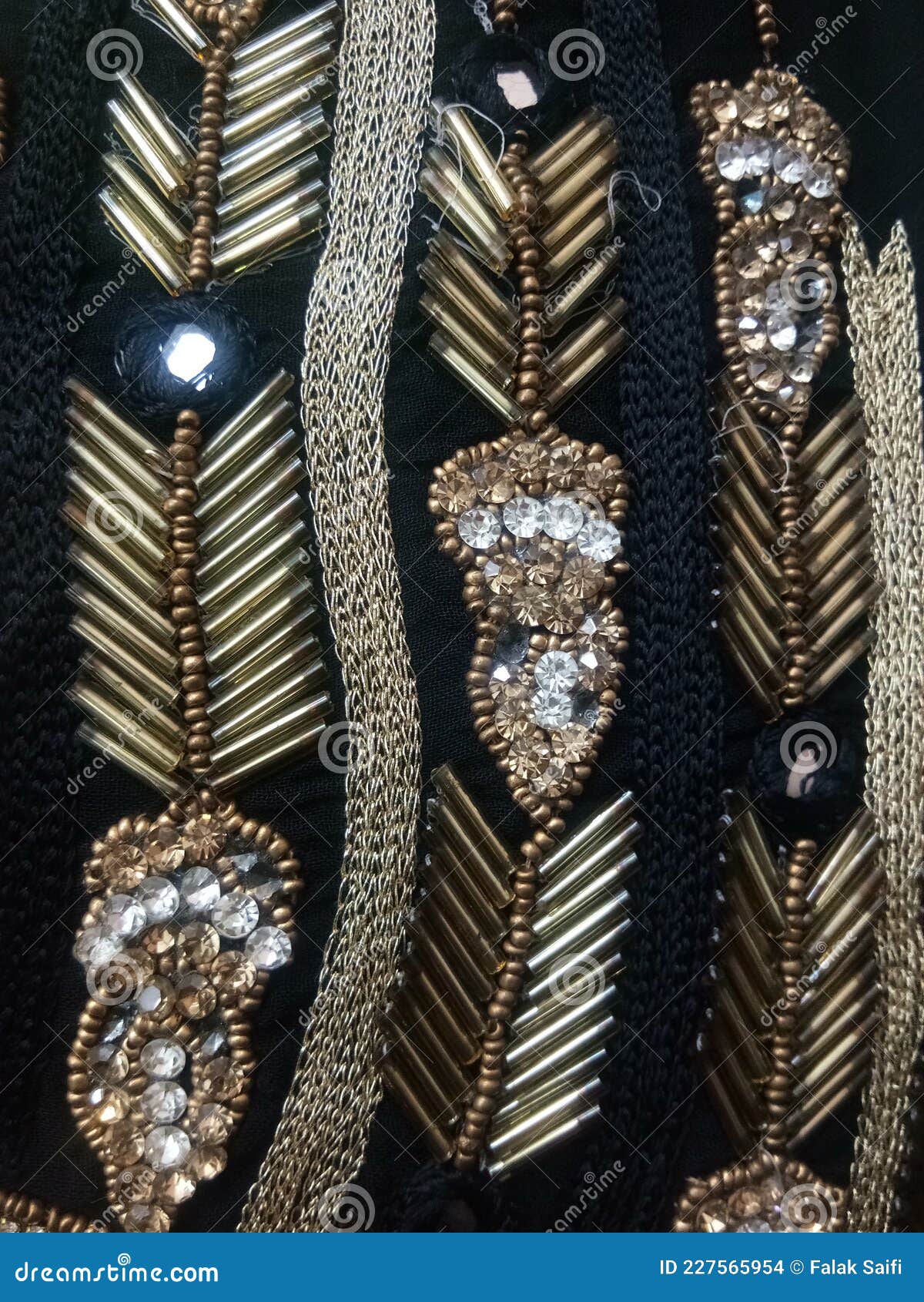 Indian Hand Embroidery Dabka Work Stock Photo - Image of indian, aari ...