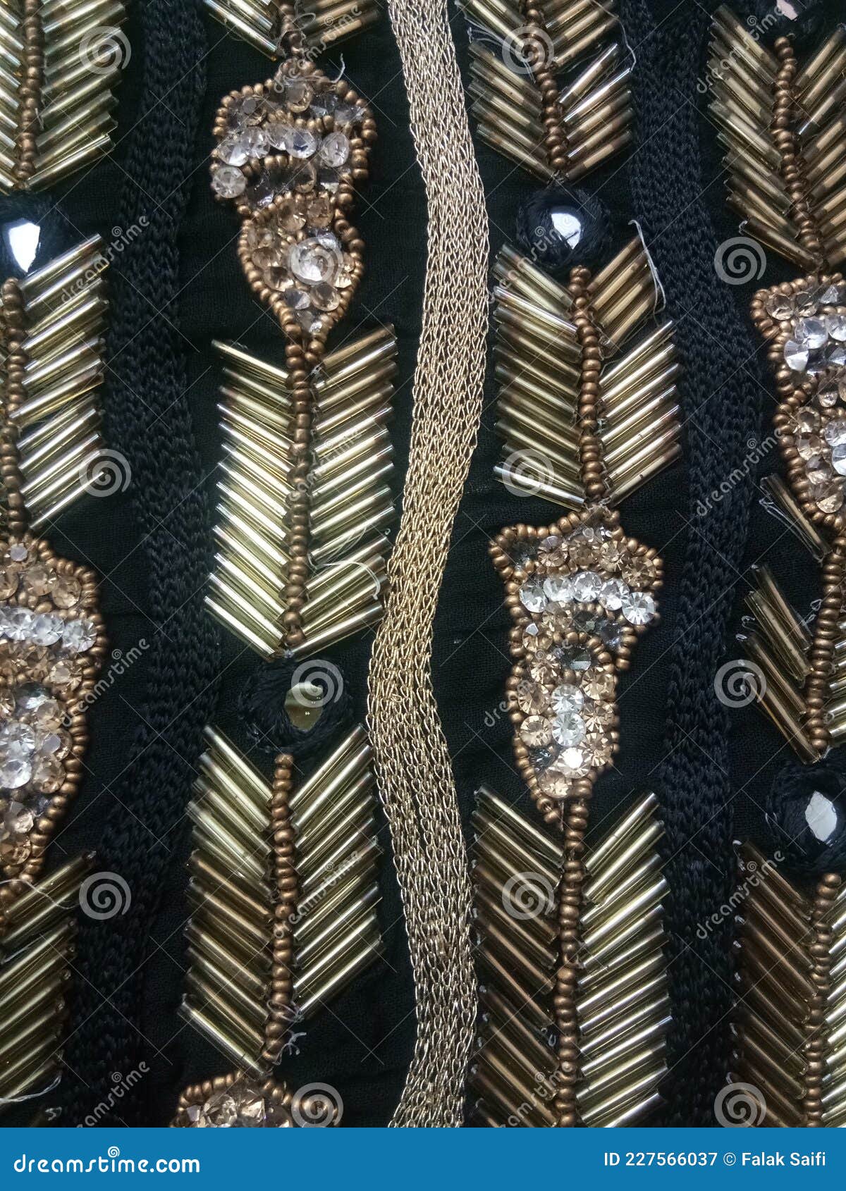 Indian Hand Embroidery Dabka Work Stock Image - Image of dabka ...