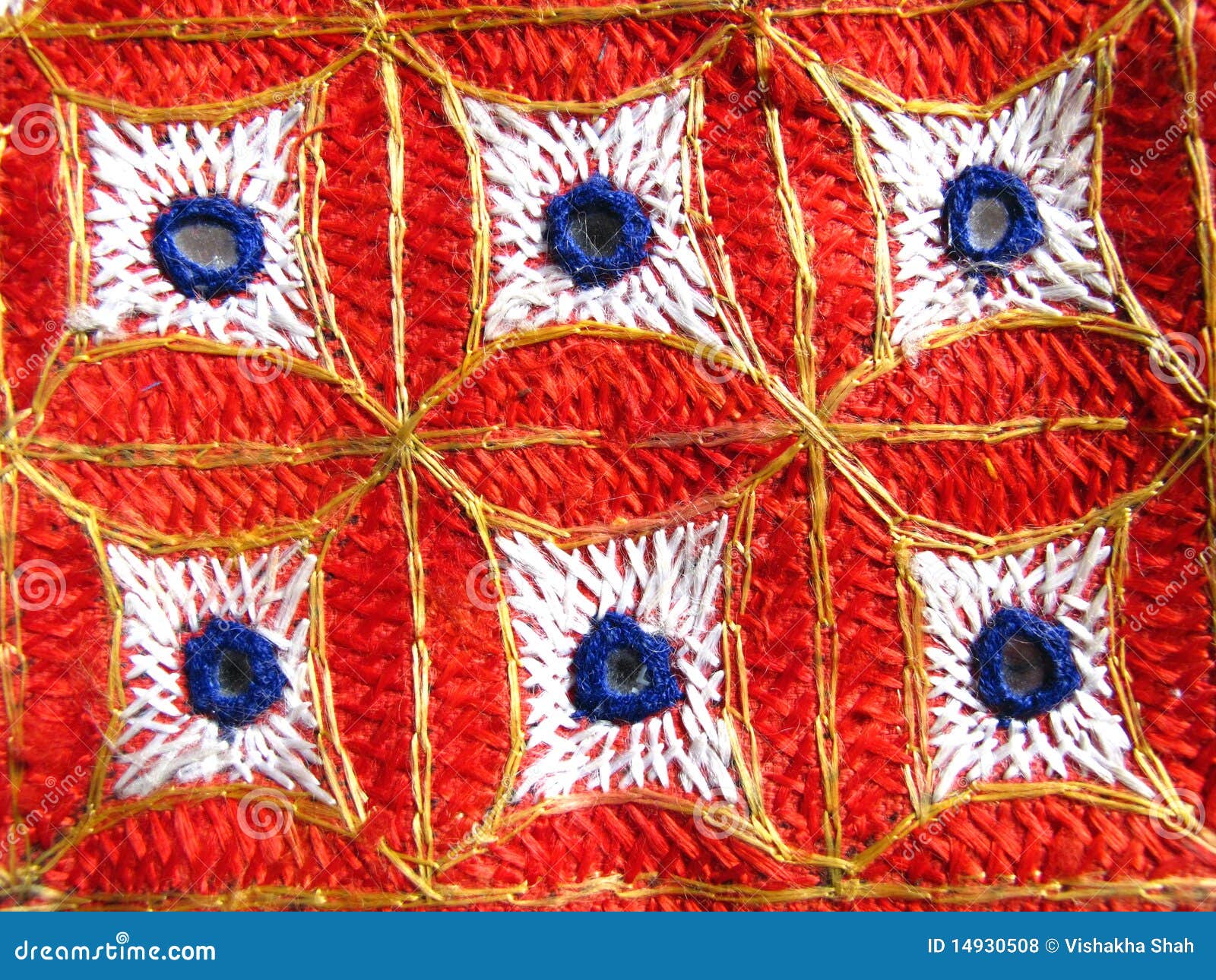 Indian Hand Embroidery Fabric Stock Photo - Image of indian, india ...