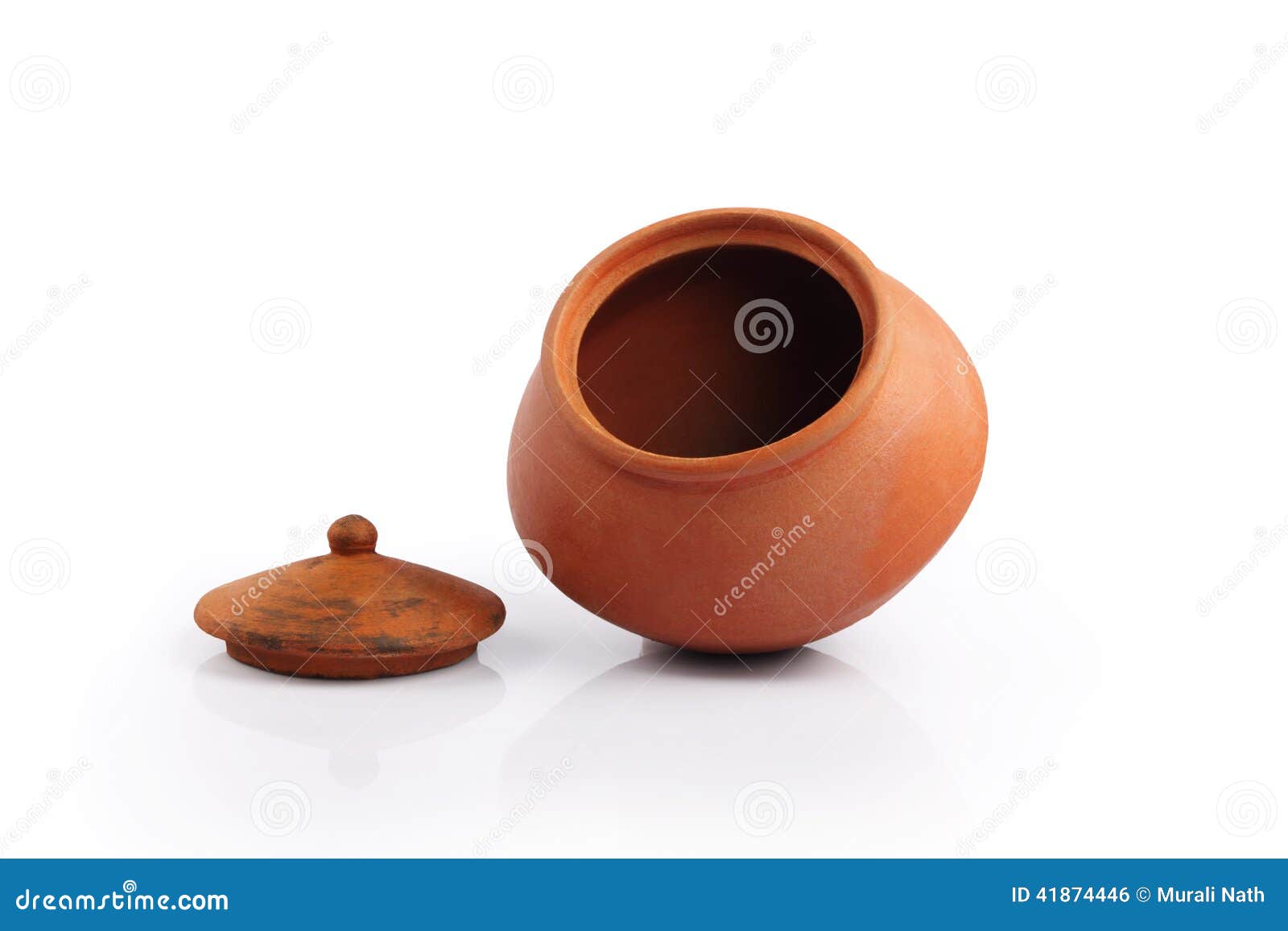 Indian Handmade Pot stock photo. Image of empty, asian - 41874446