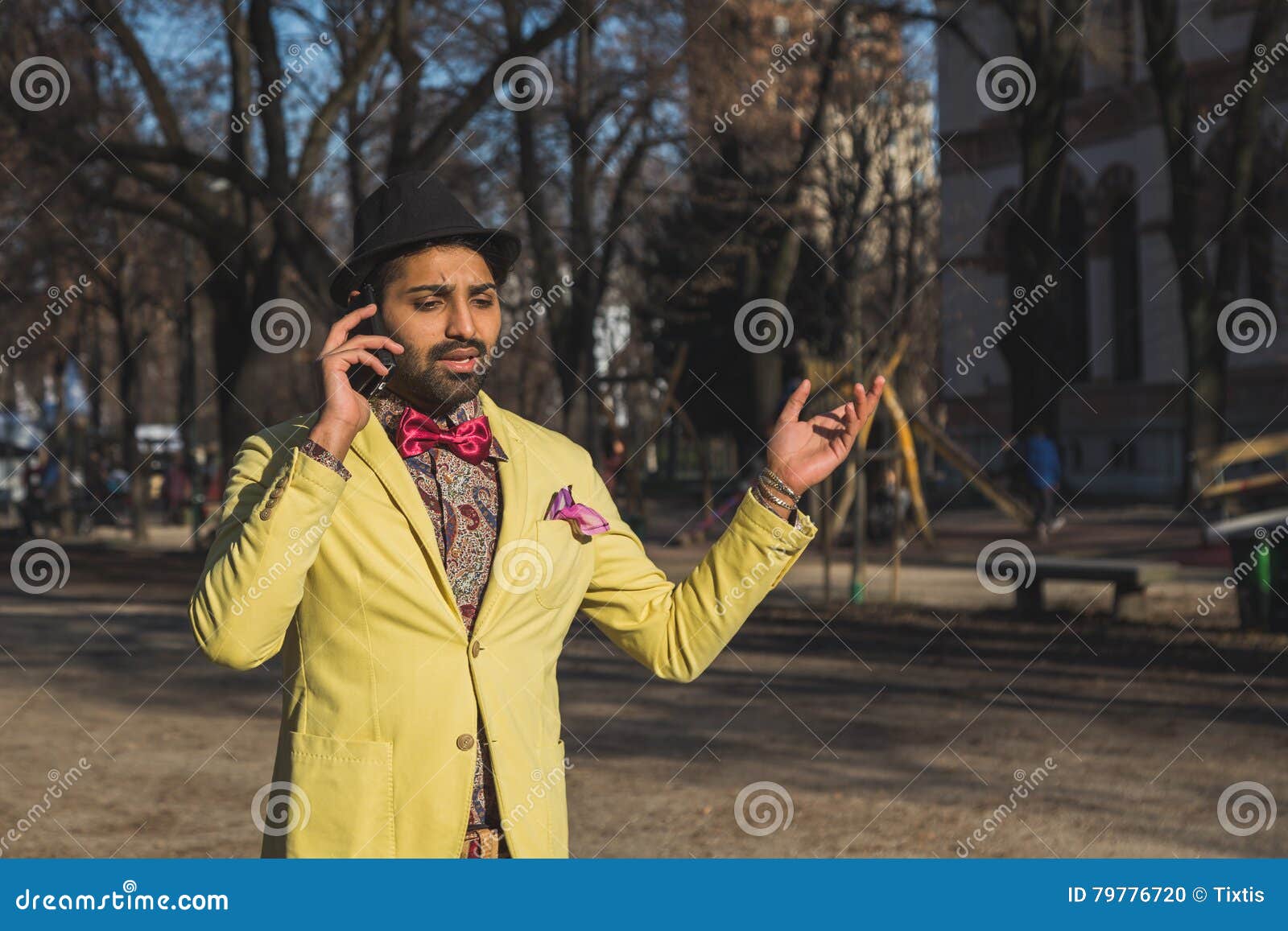 Indian Handsome Man Talking on Phone Stock Photo - Image of portrait ...