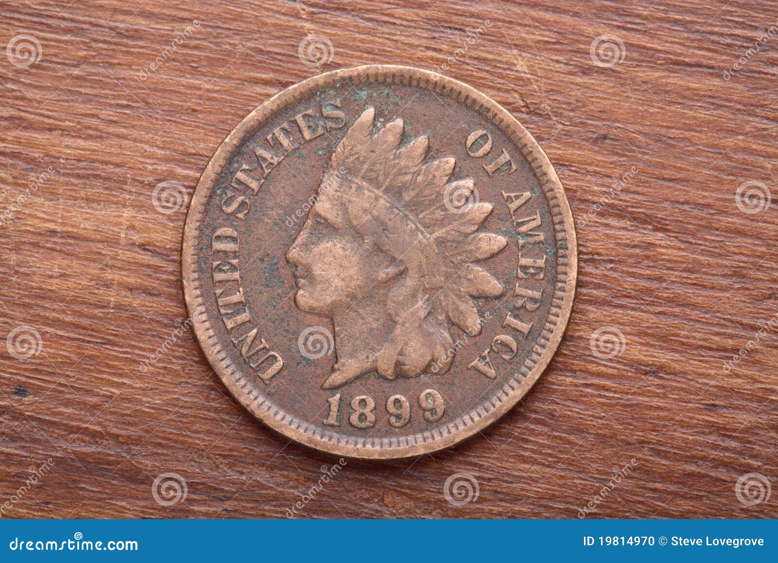 Indian Head Cent stock photo. Image of penny, collecting - 19814970