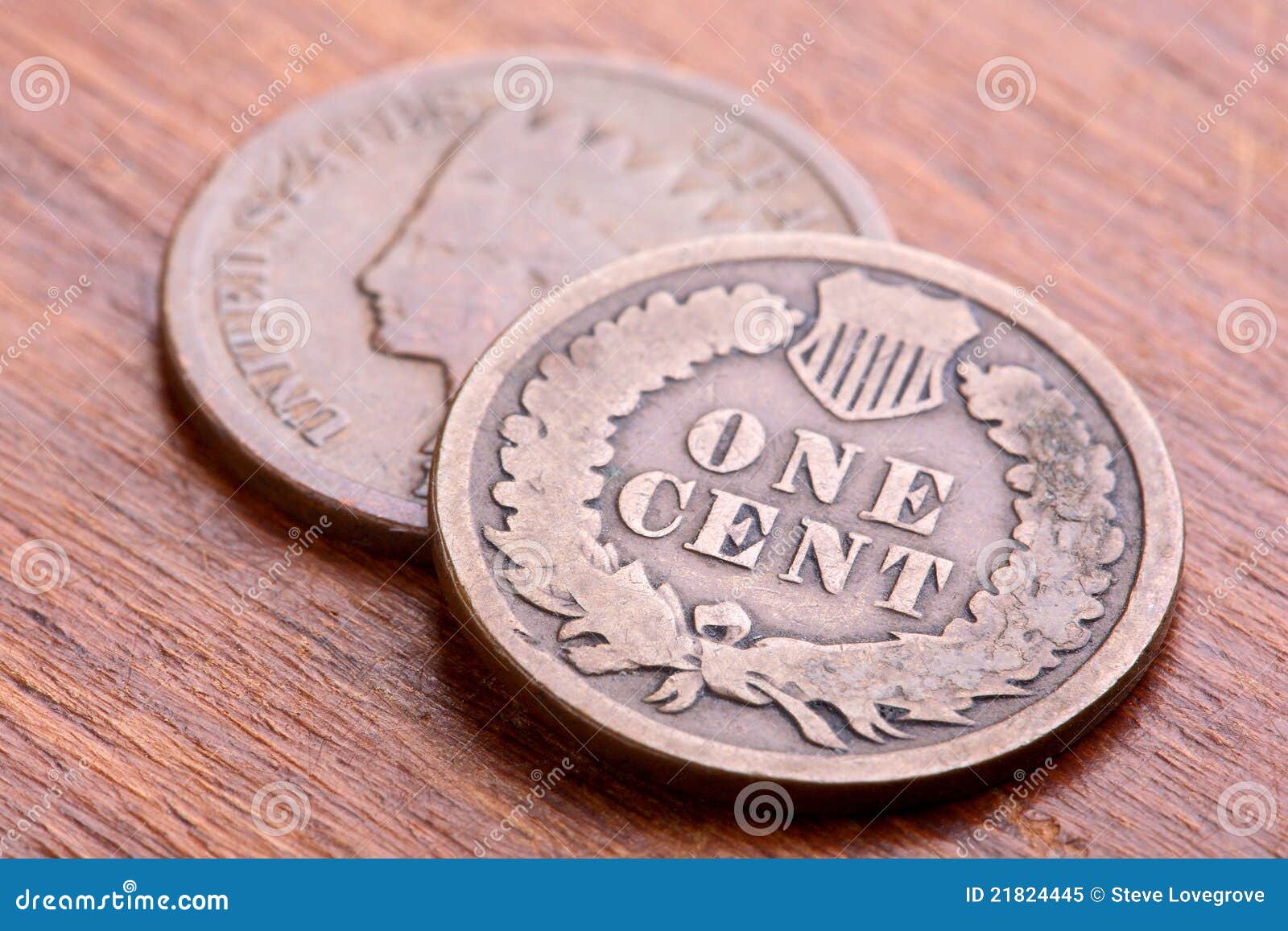 Indian Head Cent stock image. Image of coins, cent, hobby - 21824445