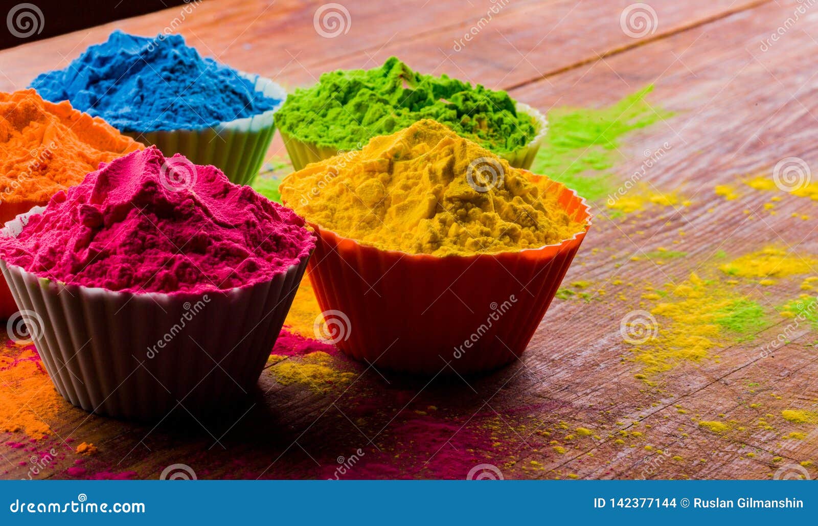 Indian Holi Festival Colours Pattern Background Stock Photo - Image of ...