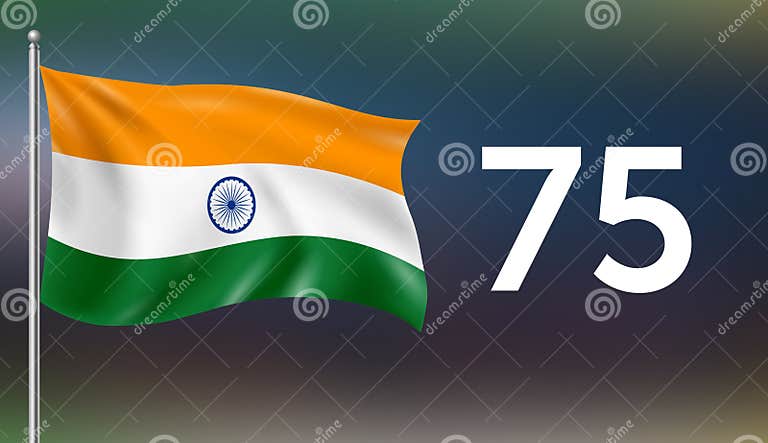 Indian Independence Day, Indian Flag 75th Independence Day Stock ...