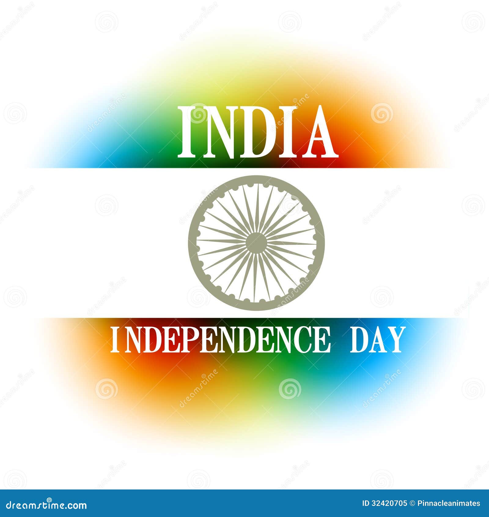 Indian independence day stock vector. Illustration of flag - 32420705