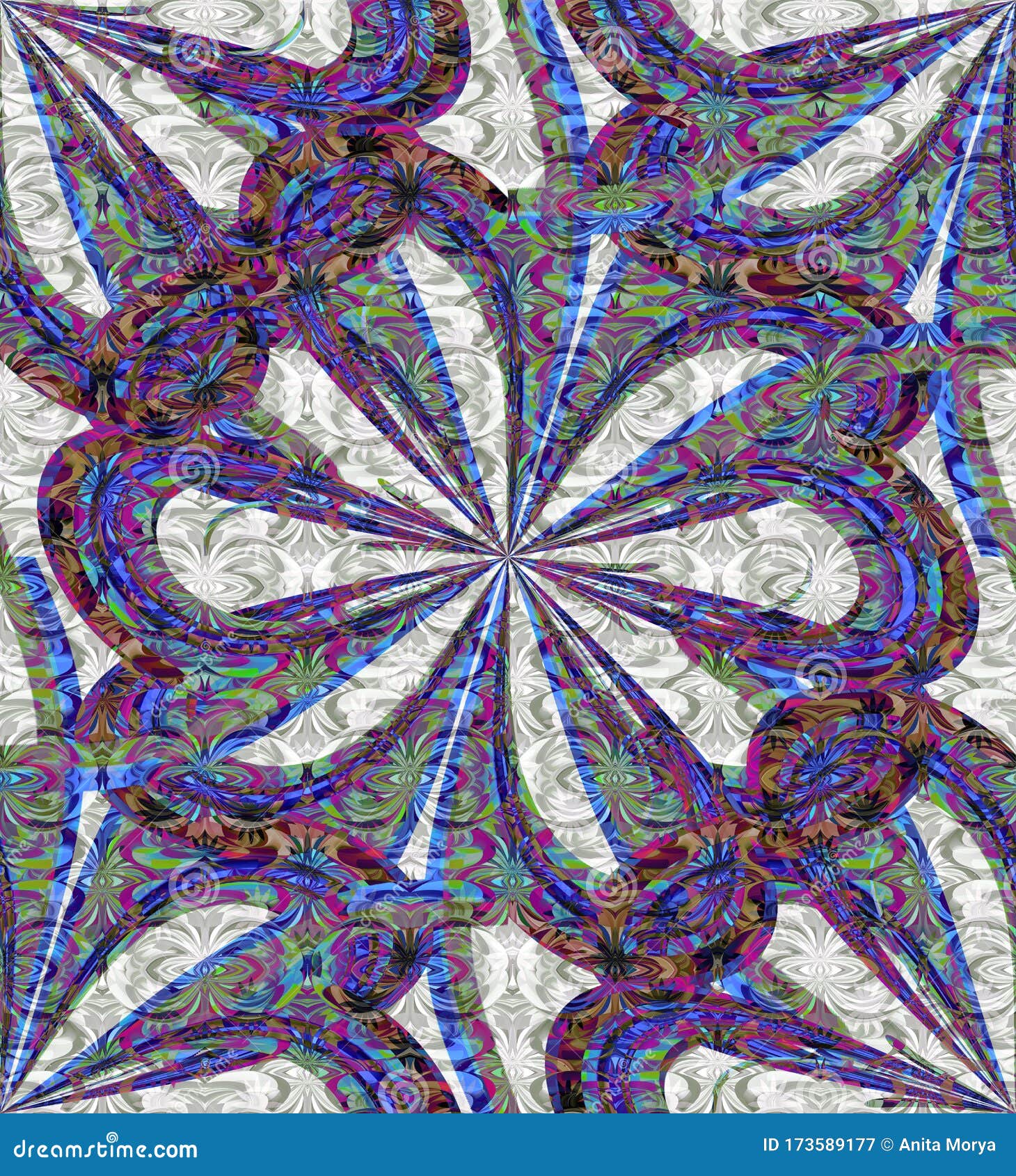 Indian Jaipur Seamless Pattern Design Stock Illustration - Illustration ...