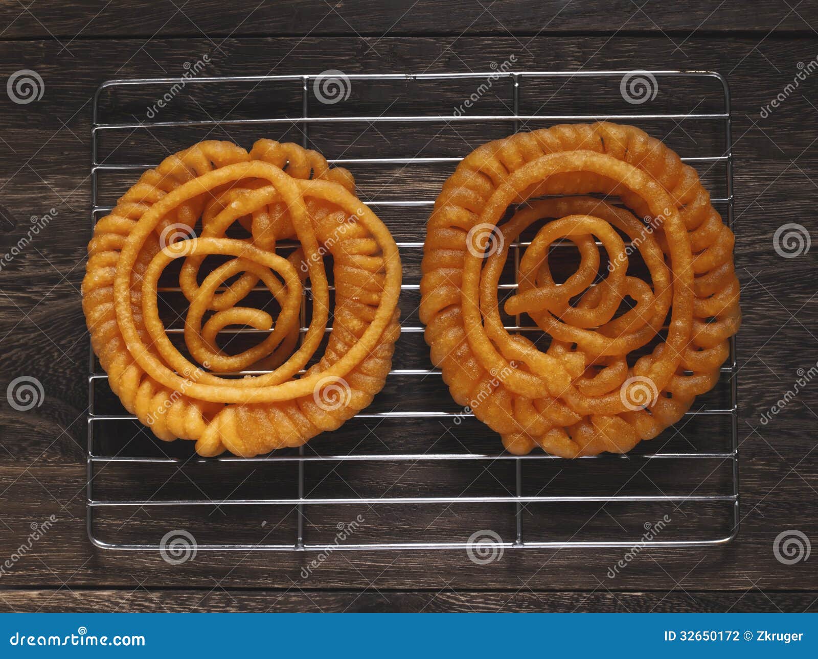 Red Color Jalebi Ready For Sell In Local Market.Jalebi, Also Known As ...