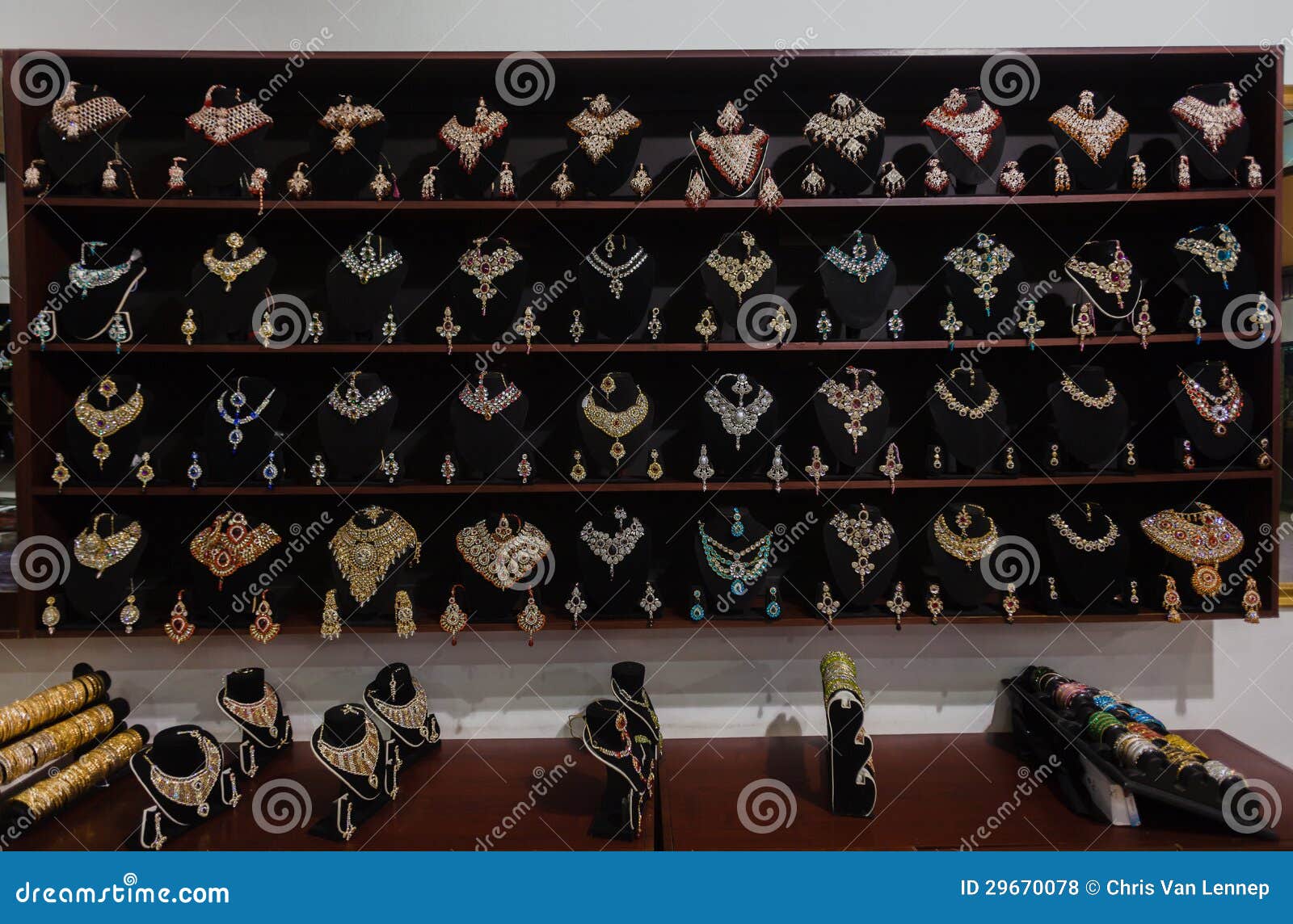 Indian Jewellery Display editorial stock photo. Image of durban - 29670078
