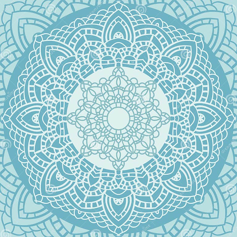 Indian lace ornament. stock illustration. Illustration of lace - 35438085