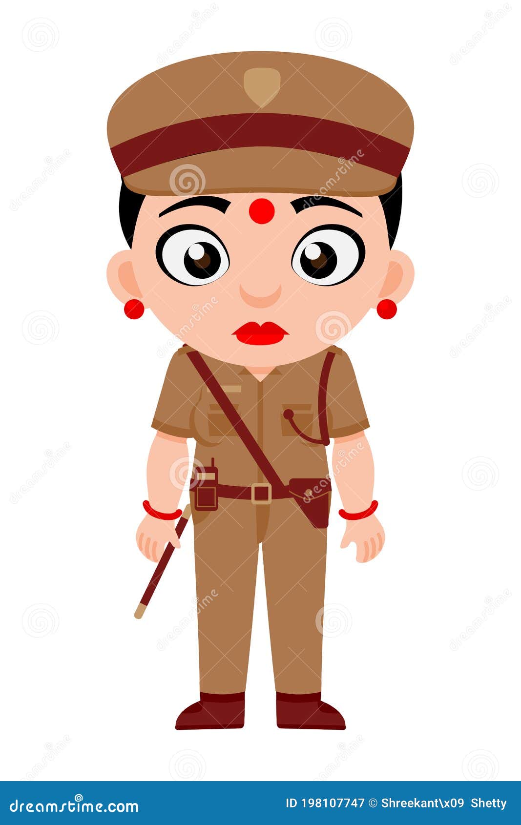 Female Inspector Clip Art