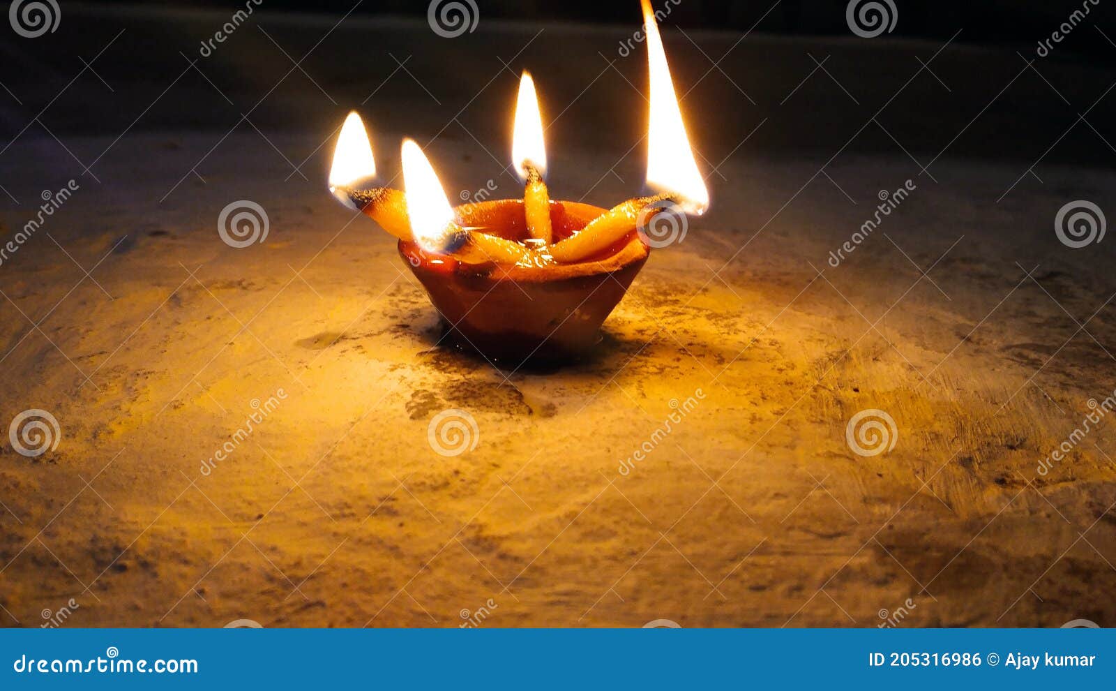 Indian Lamp Deepak Night Light Stock Photo - Image of indian, light ...