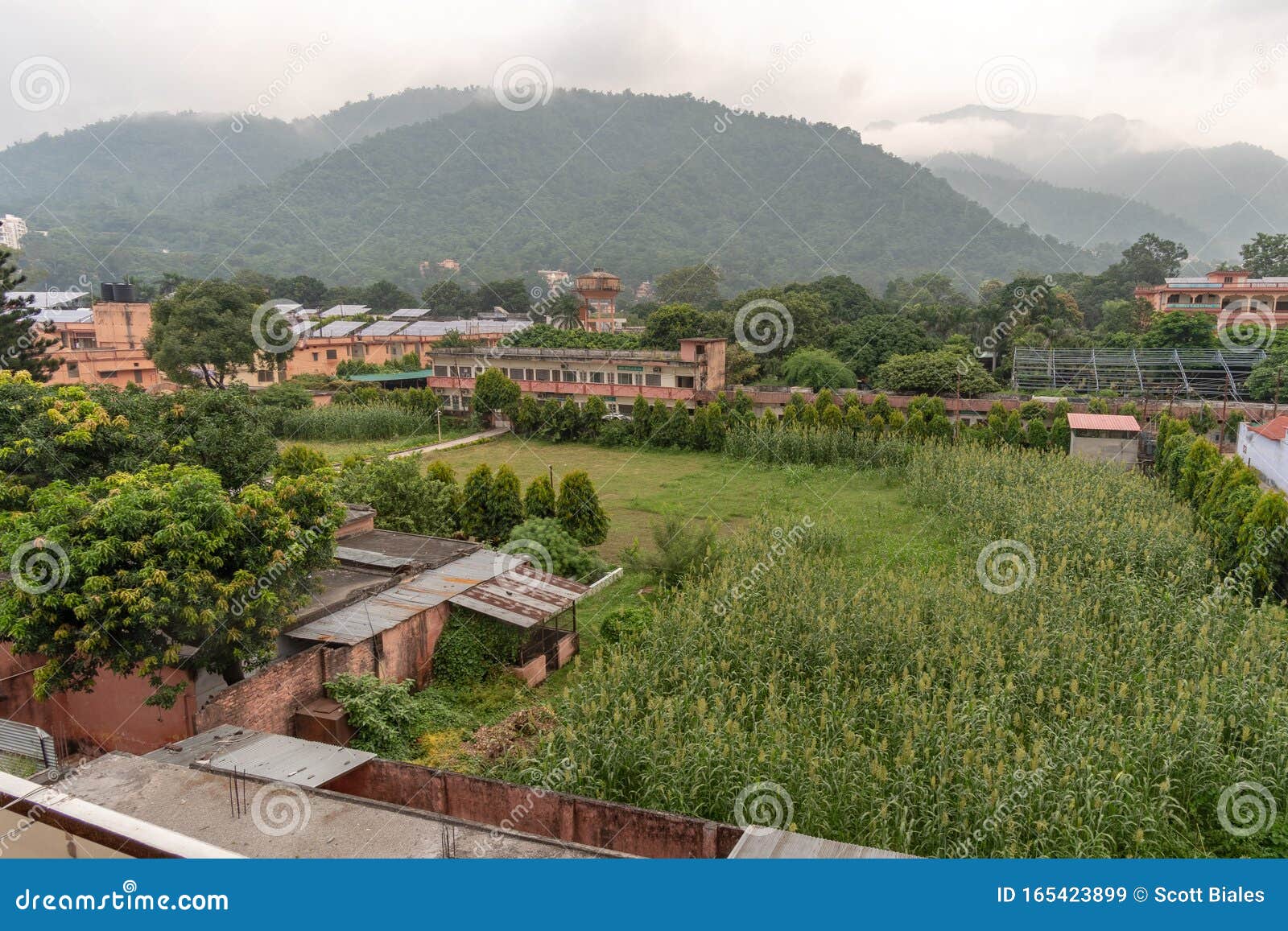 Indian Landscape in Rishikesh India Stock Image - Image of indian ...