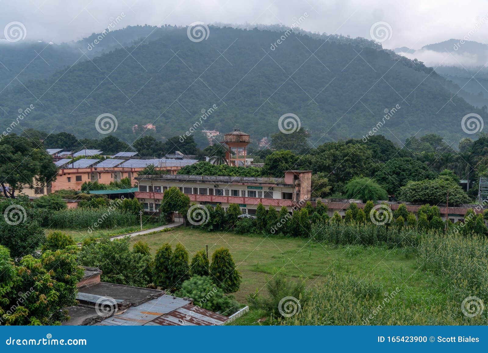 Indian Landscape in Rishikesh India Stock Photo - Image of religious ...