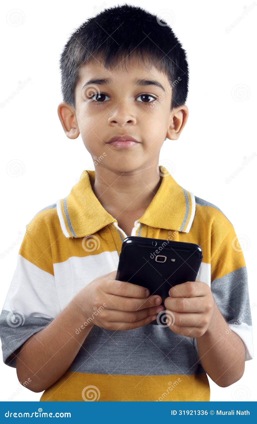 Indian Little Boy with Cellphone Stock Photo - Image of kids ...