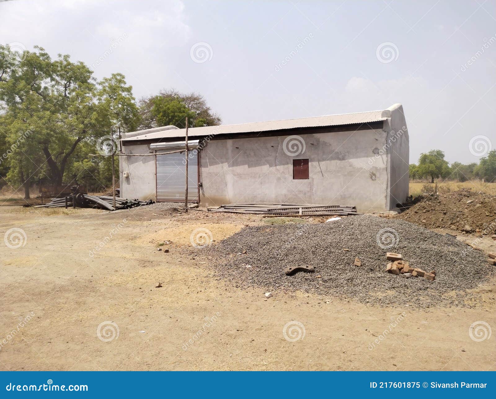 Indian local building stock image. Image of transport - 217601875