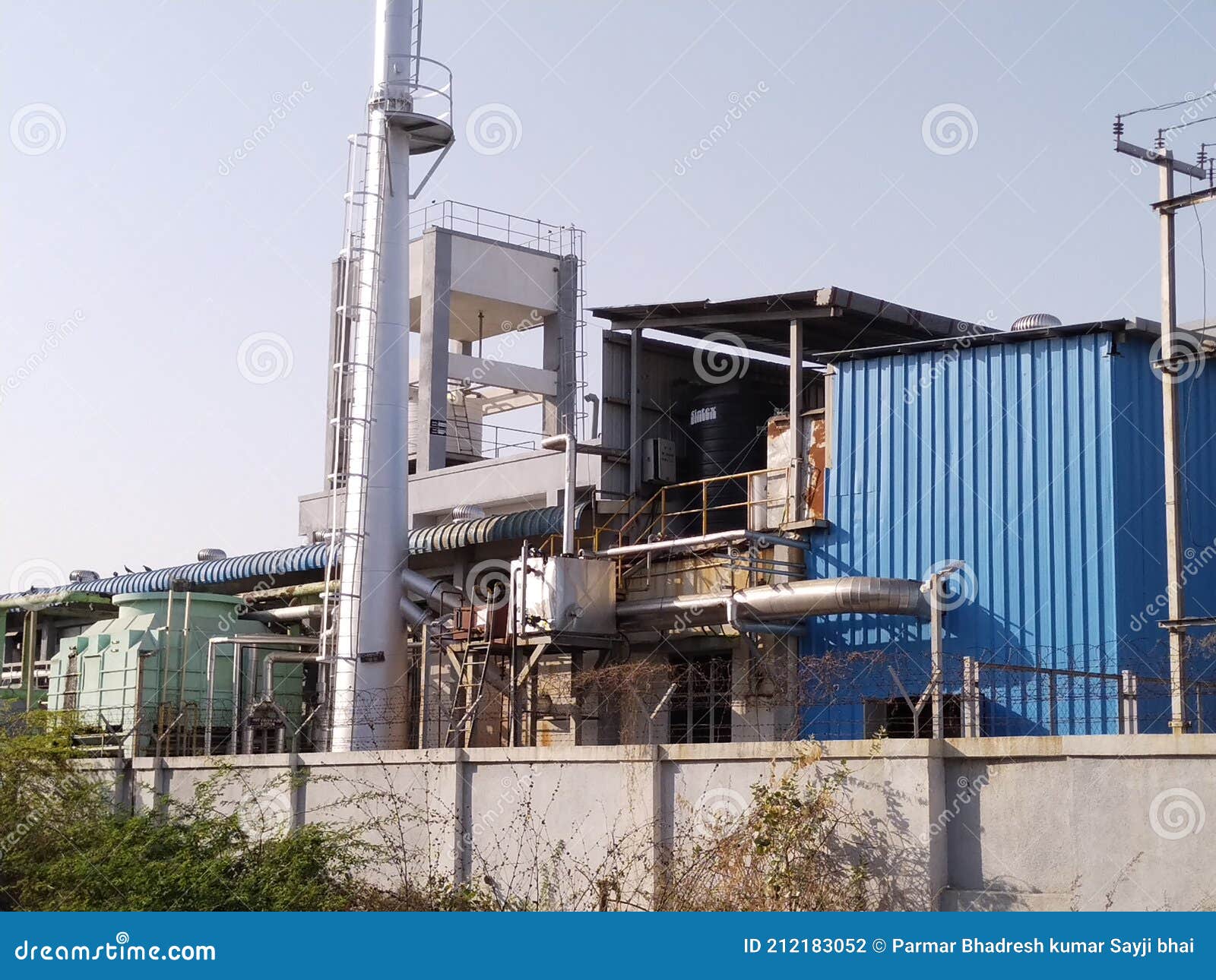 Indian local factory stock photo. Image of industry - 212183052