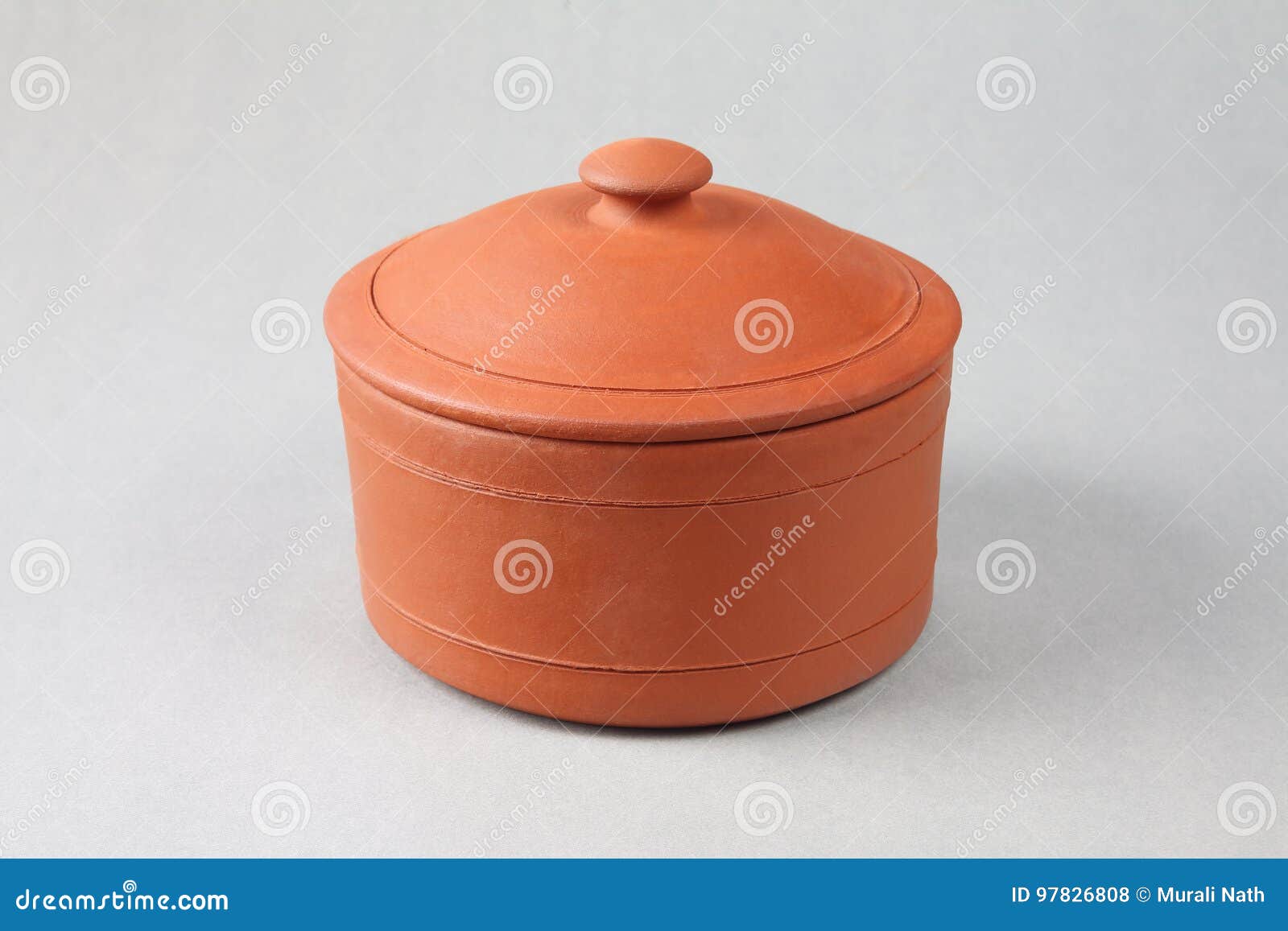 Indian Made Cooking Clay Pan Stock Photo - Image of potty, empty: 97826808
