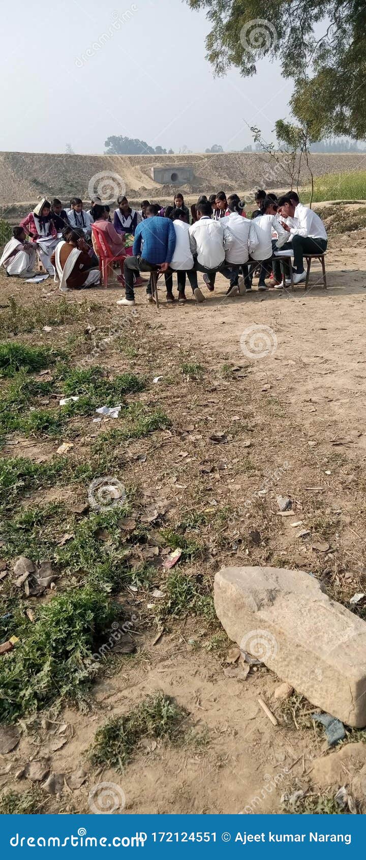 Indian Mail Takla Man Standing Near The Tample Editorial Image ...