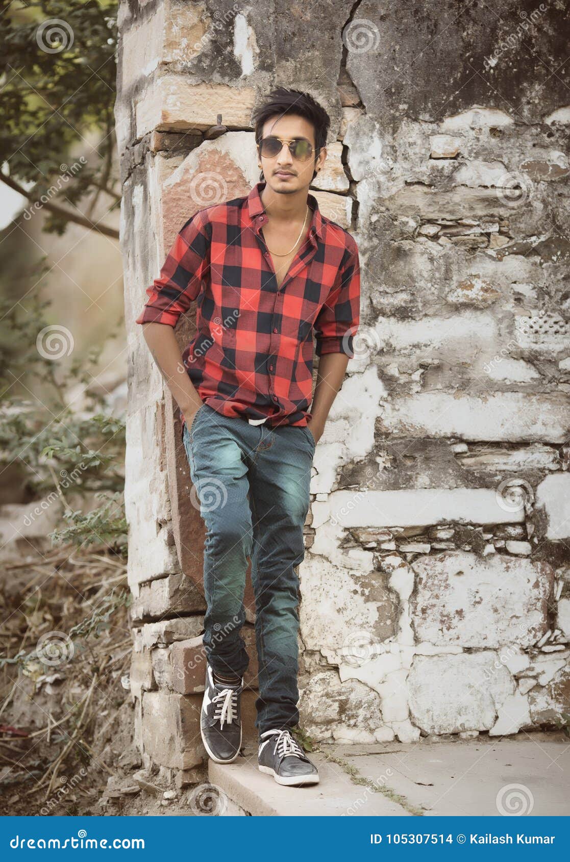 Indian Male Model stock photo. Image of indian, clothing - 105307514