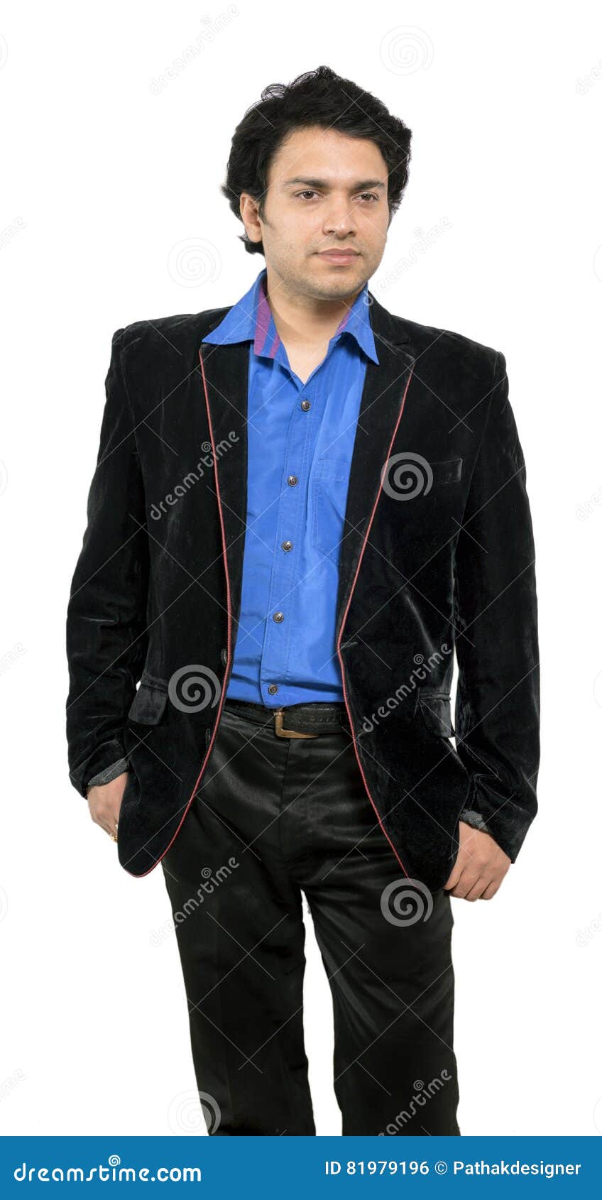 Indian Male Model Wearing Blazer Stock Photo - Image of blazer, open ...