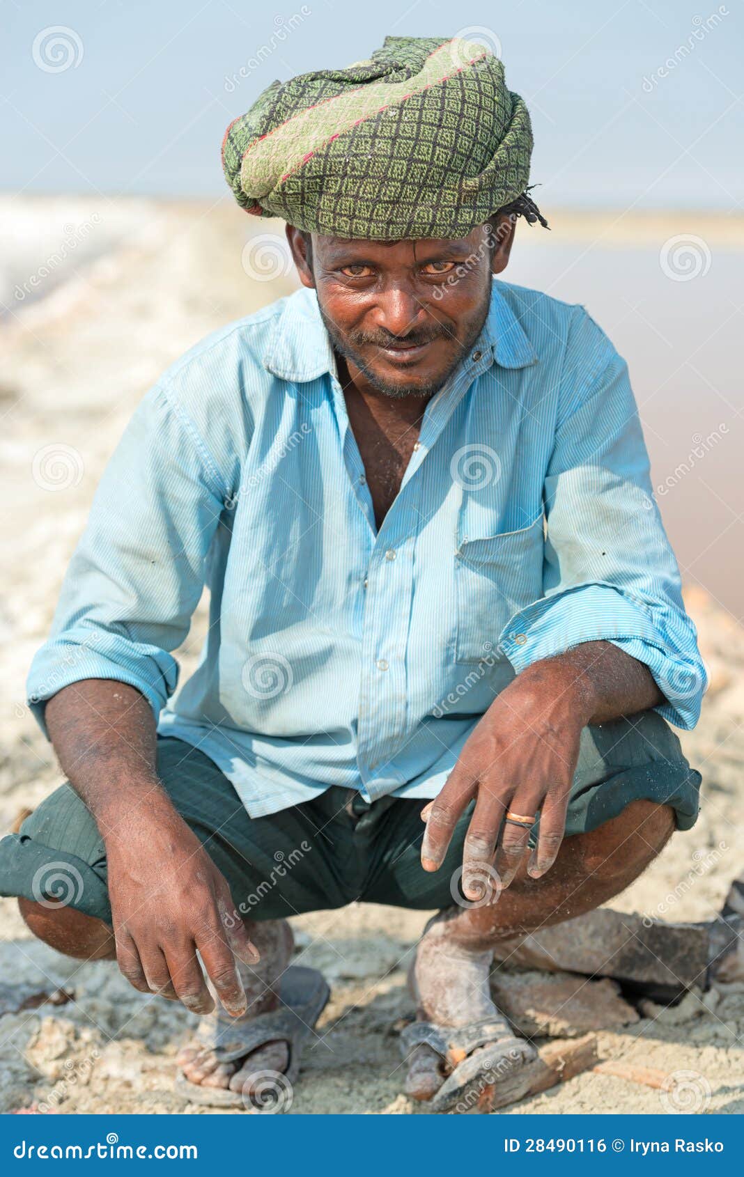 Indian Male Worker Salt Farm Stock Photos - Free & Royalty-Free Stock ...