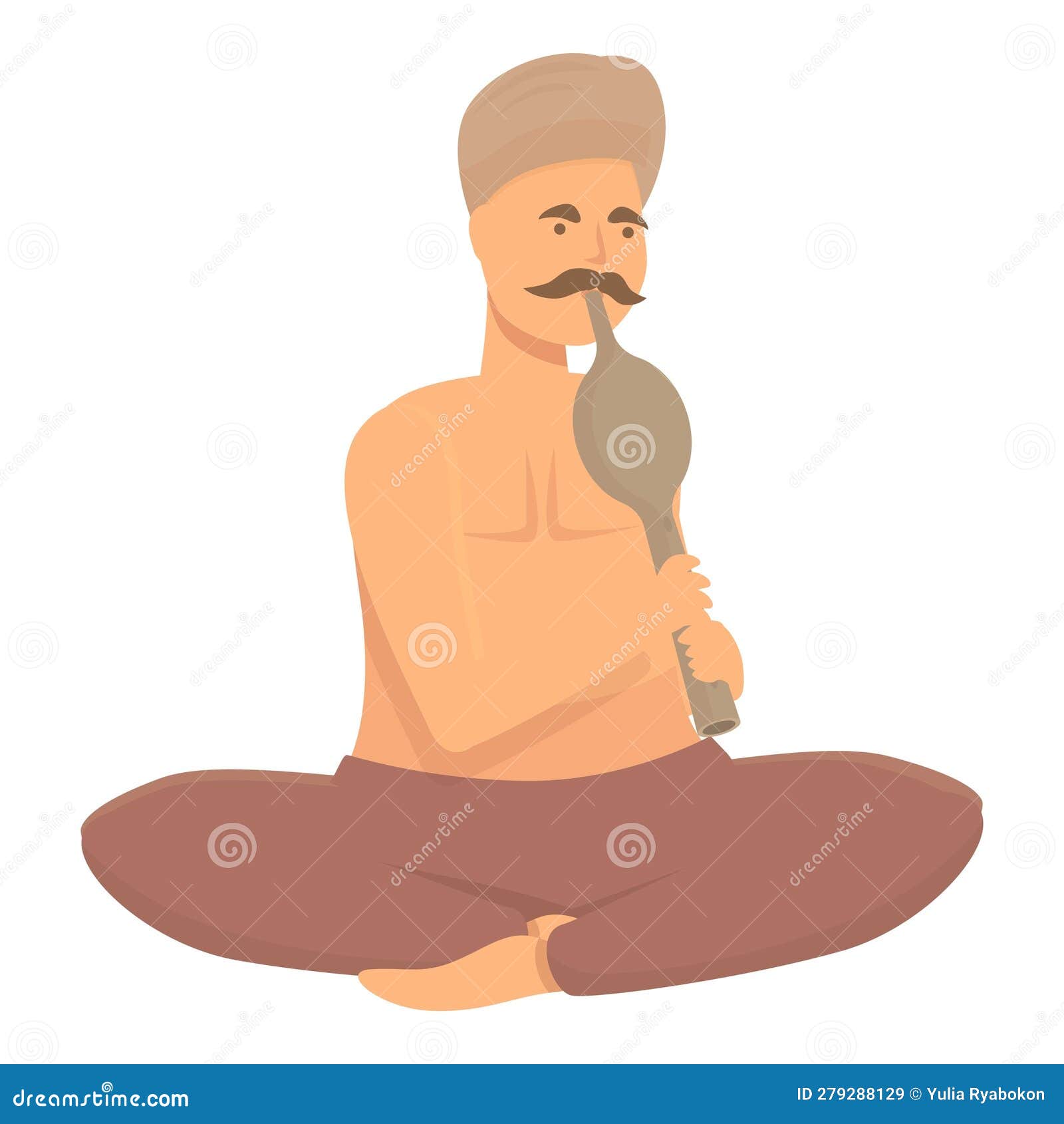 Indian Man Icon Cartoon Vector. Snake Charmer Stock Vector ... Indian Man Icon Cartoon Vector. Snake Charmer Stock Vector ...