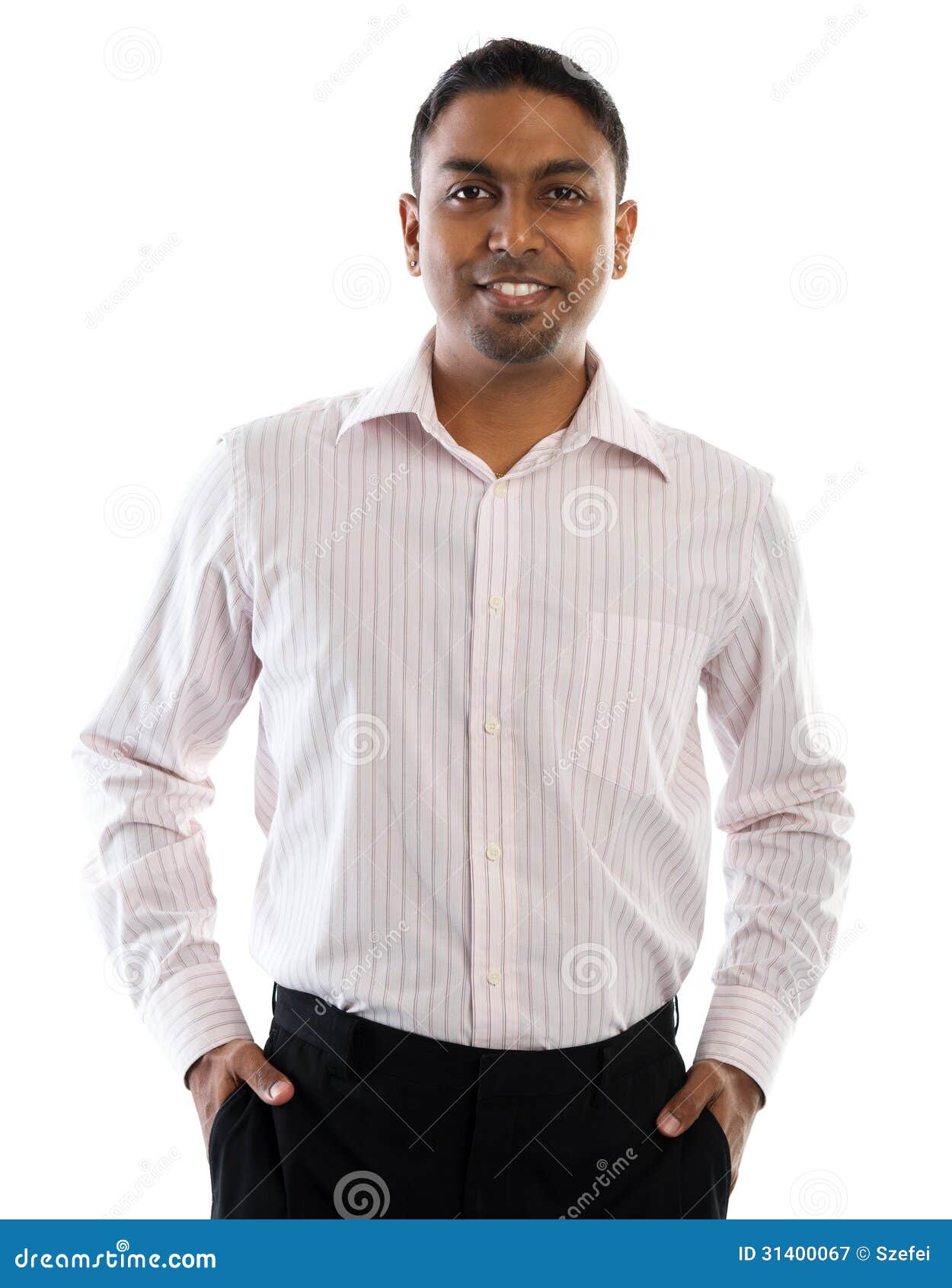 Indian man smiling. stock image. Image of confident, india - 31400067