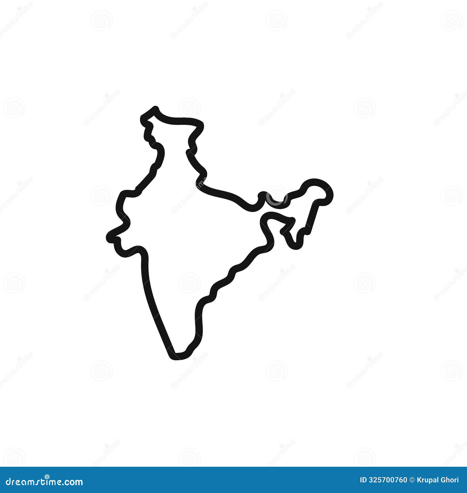Indian Map Icon Vector Set Collection for Web Stock Illustration ...