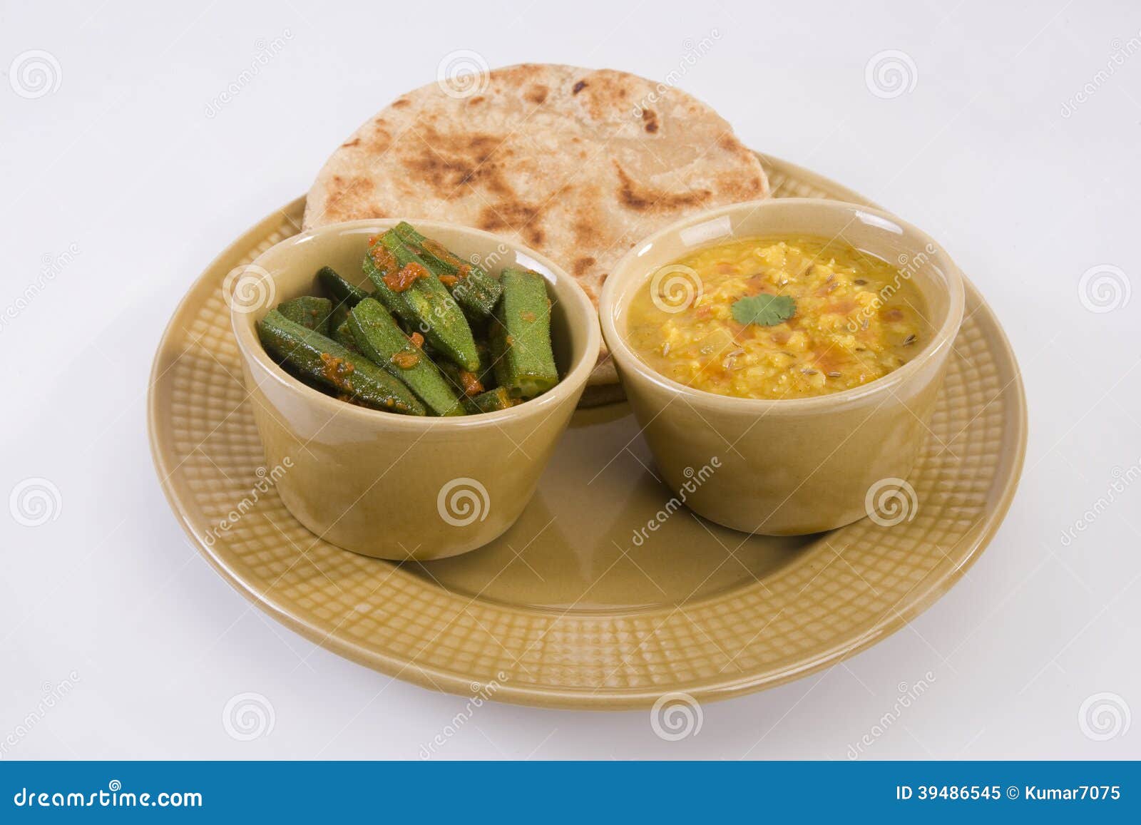 Indian Masala Bhandi with Daal Stock Image - Image of chilli, ginger ...