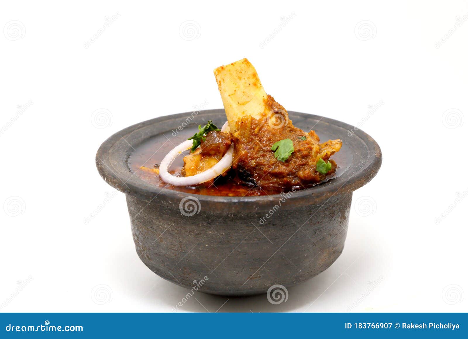 Indian Meat Dish or Mutton Curry Stock Image - Image of chicken, gosht ...