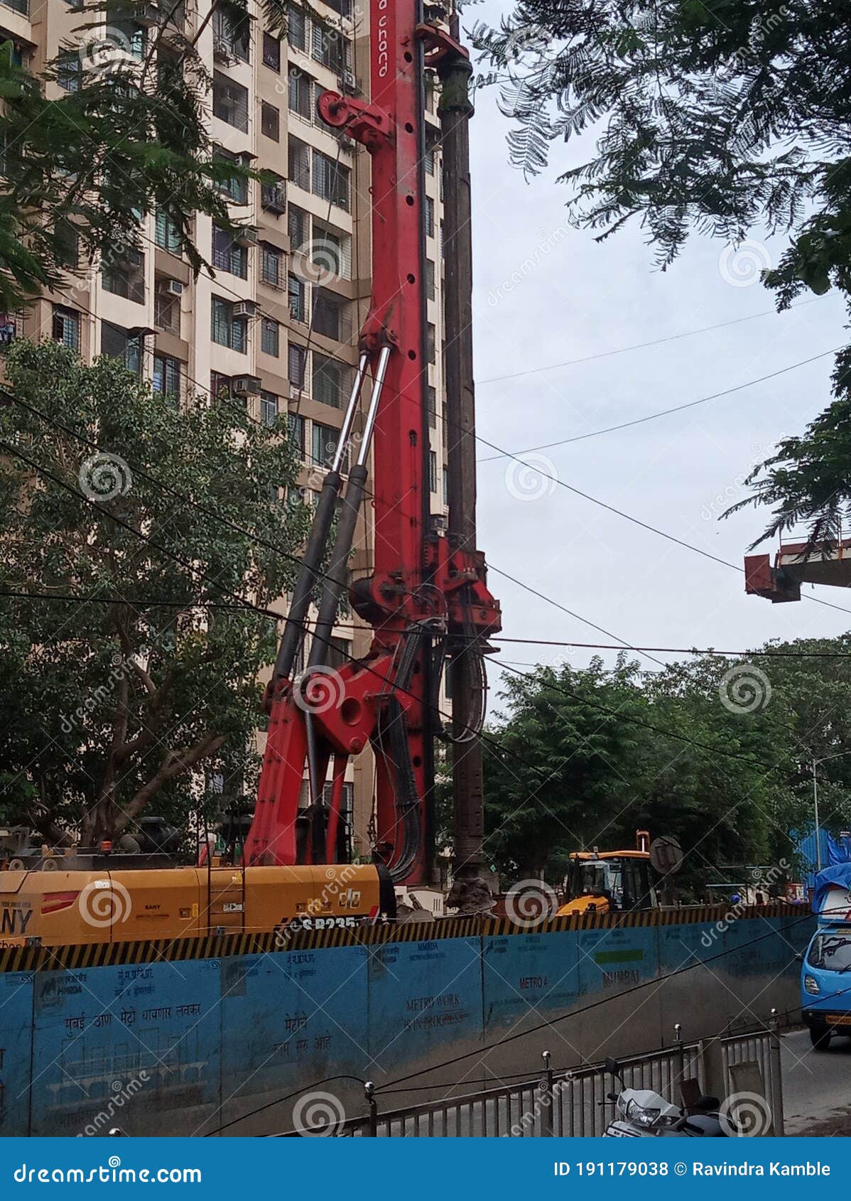 INDIAN METRO WORK UNDER PROGRESS Editorial Stock Photo - Image of ...