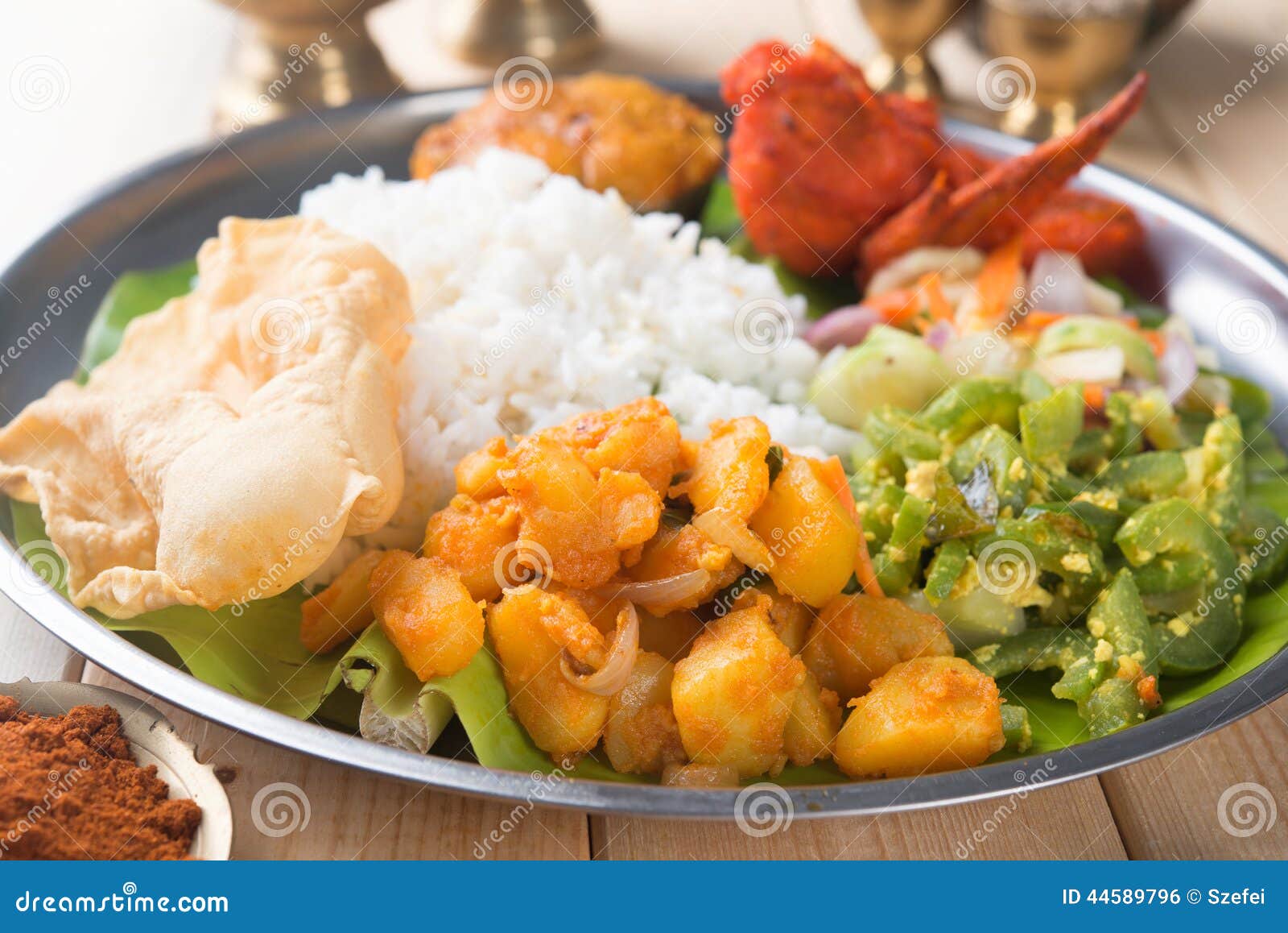 Indian Mixed Rice on Dining Table. Stock Photo - Image of masala, meal ...
