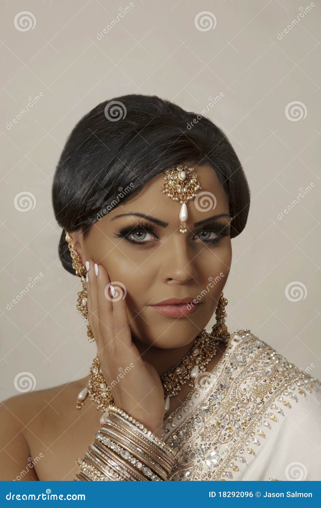 Indian model stock photo. Image of girl, glamour, human - 18292096
