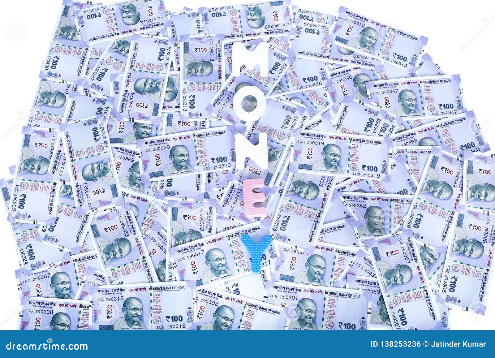 Indian Money- Hundred Rupee Notes Stock Photo - Image of debt, note ...