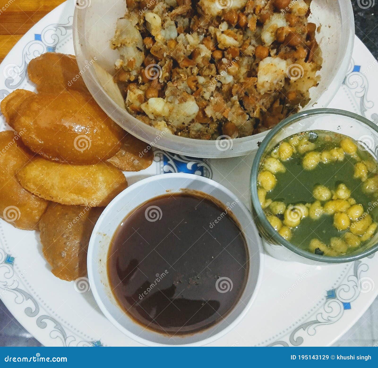 Indian Most Favorite Golgappa at Home Stock Image - Image of breakfast ...