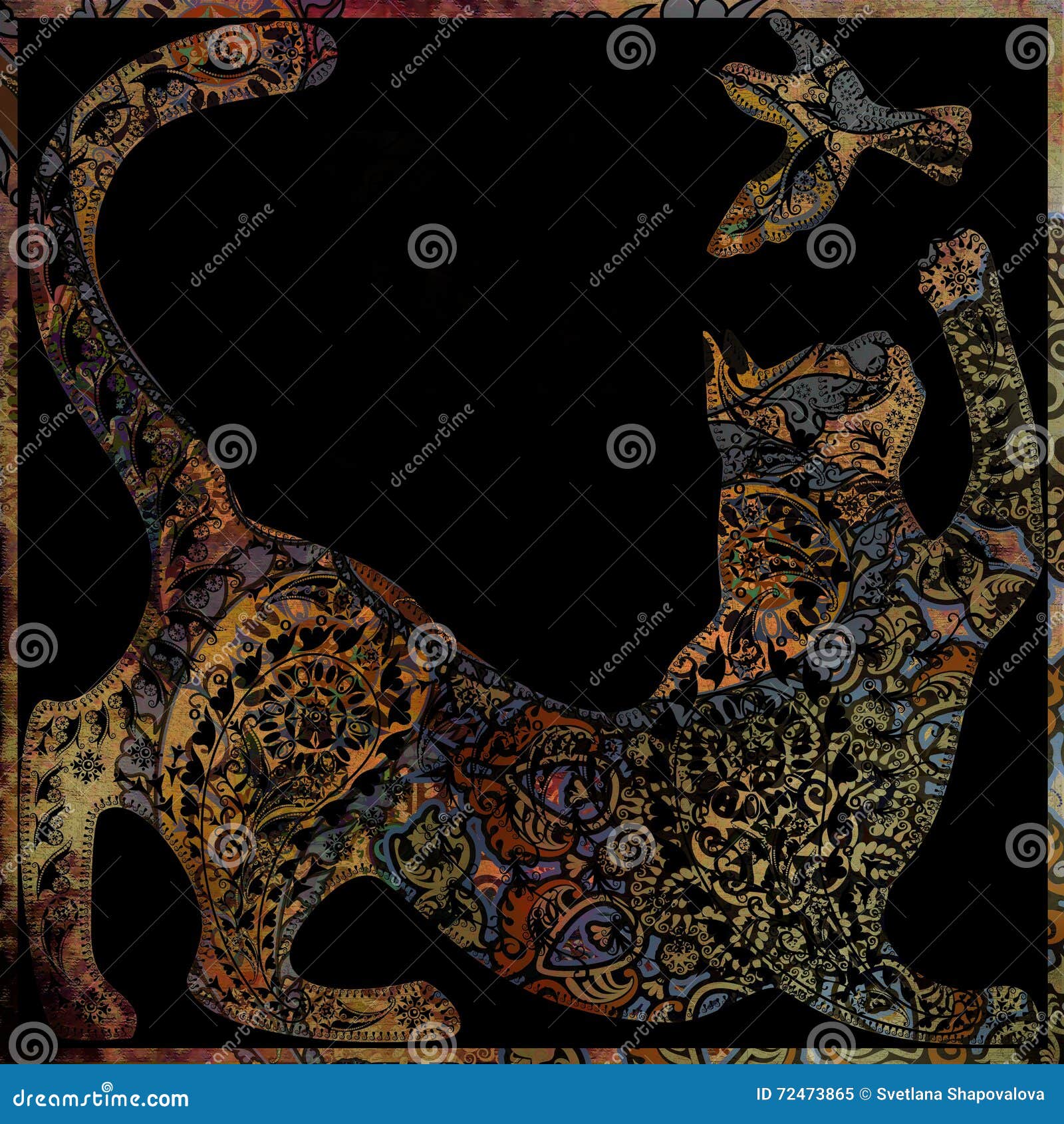 Motif Floral Morden Pattern Design Vector CDR | CartoonDealer.com ...