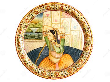 Indian Mughal Mural stock image. Image of natural, artistic - 14930489
