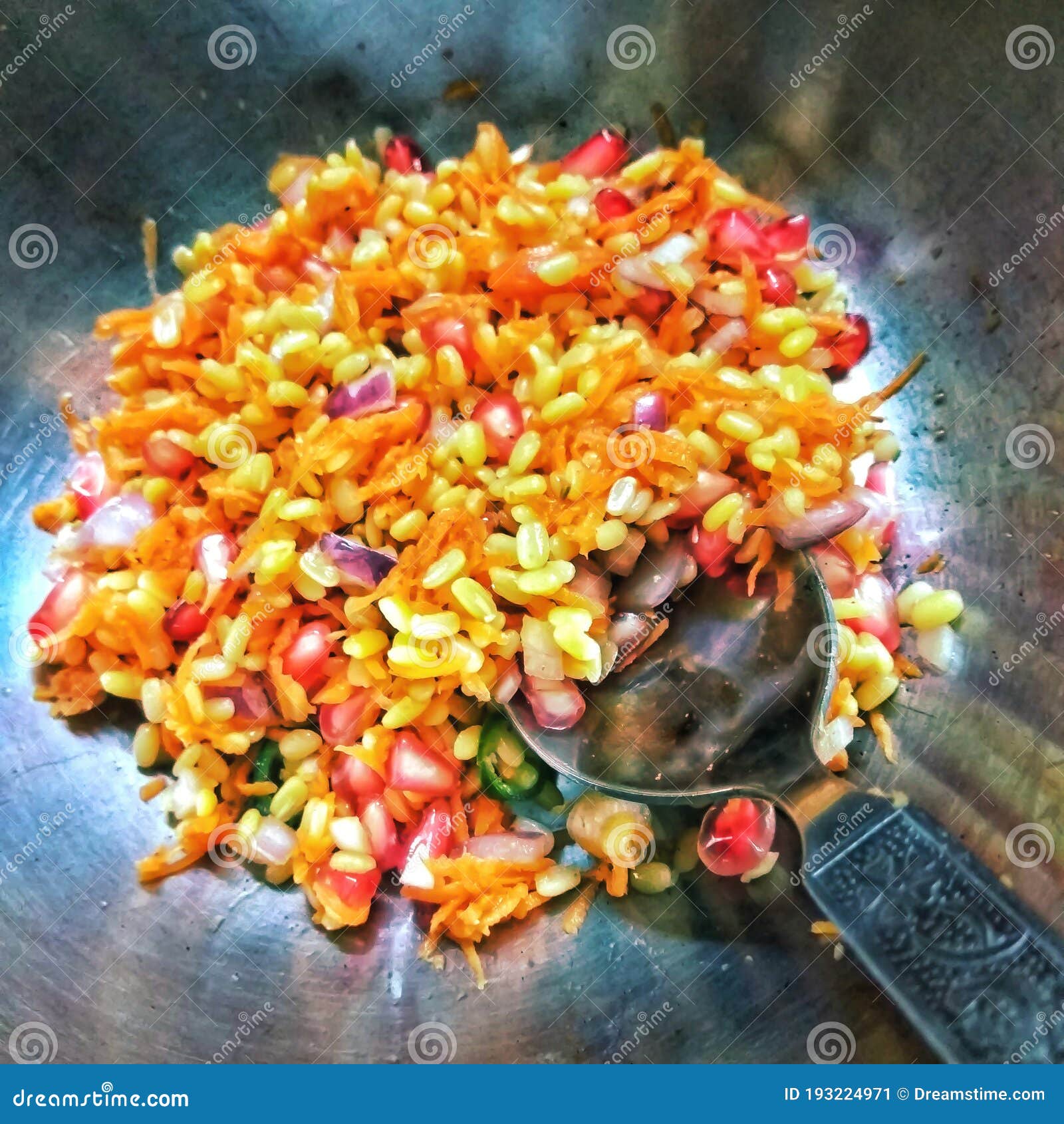 Indian Mung Healthy Evening Snack Stock Image - Image of freshness ...