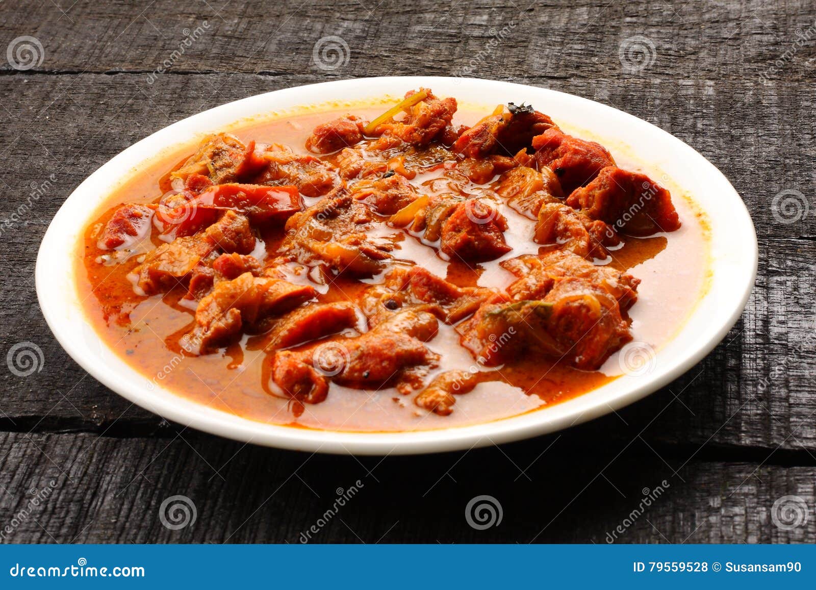 Indian Mutton Curry With Rice Stock Photo | CartoonDealer.com #5190858
