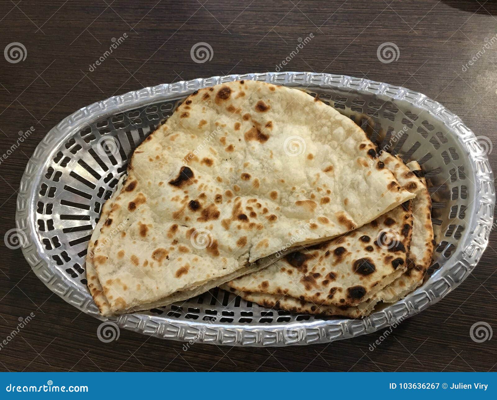 Indian naan bread basket stock image. Image of bread - 103636267