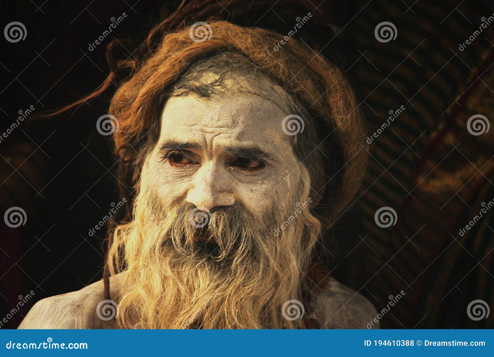 Sadhu From Aghori Sect Drinks Water From Ganga River Editorial Photo ...