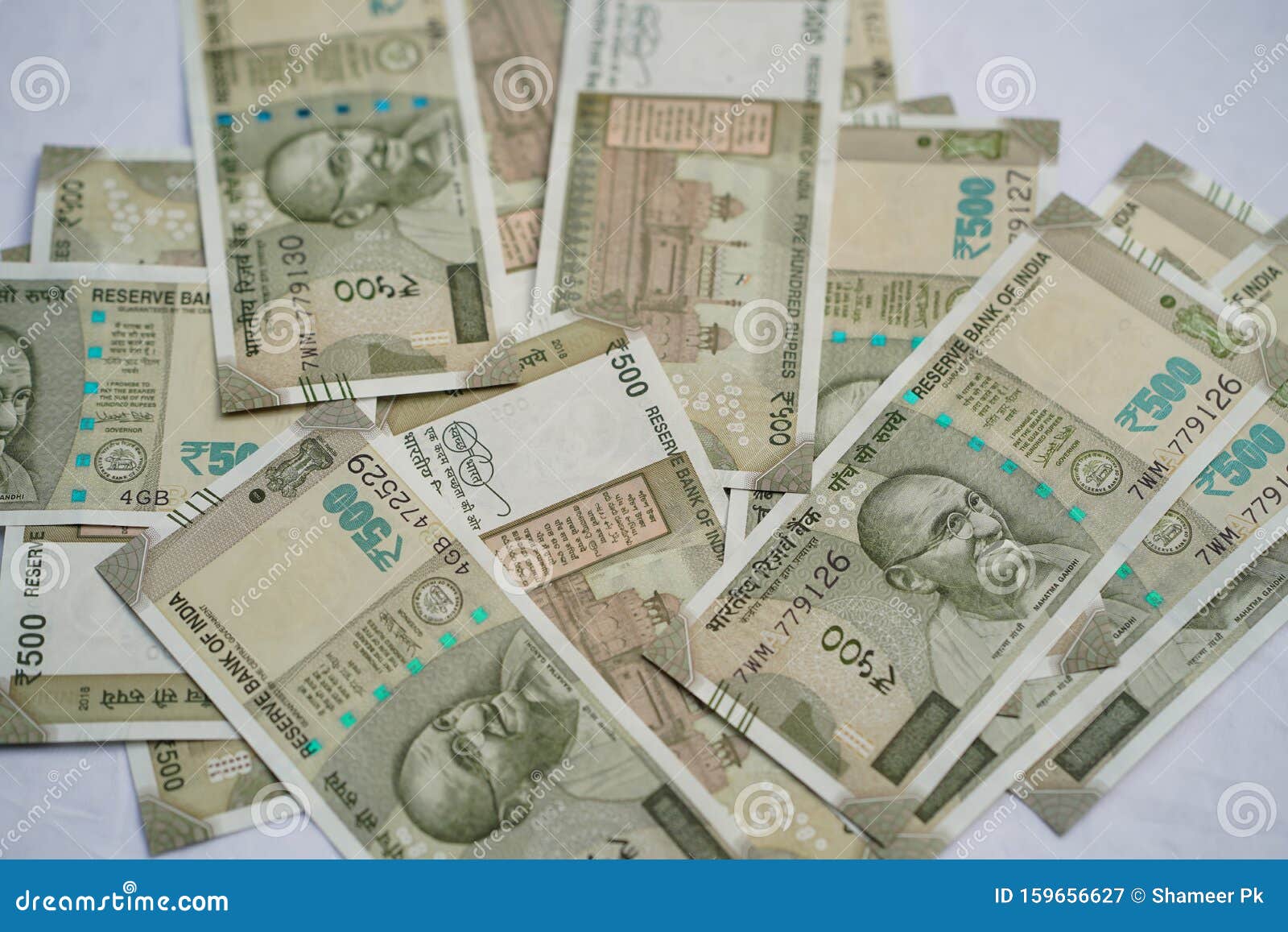 Indian new currency stock image. Image of rupees, currency - 159656627