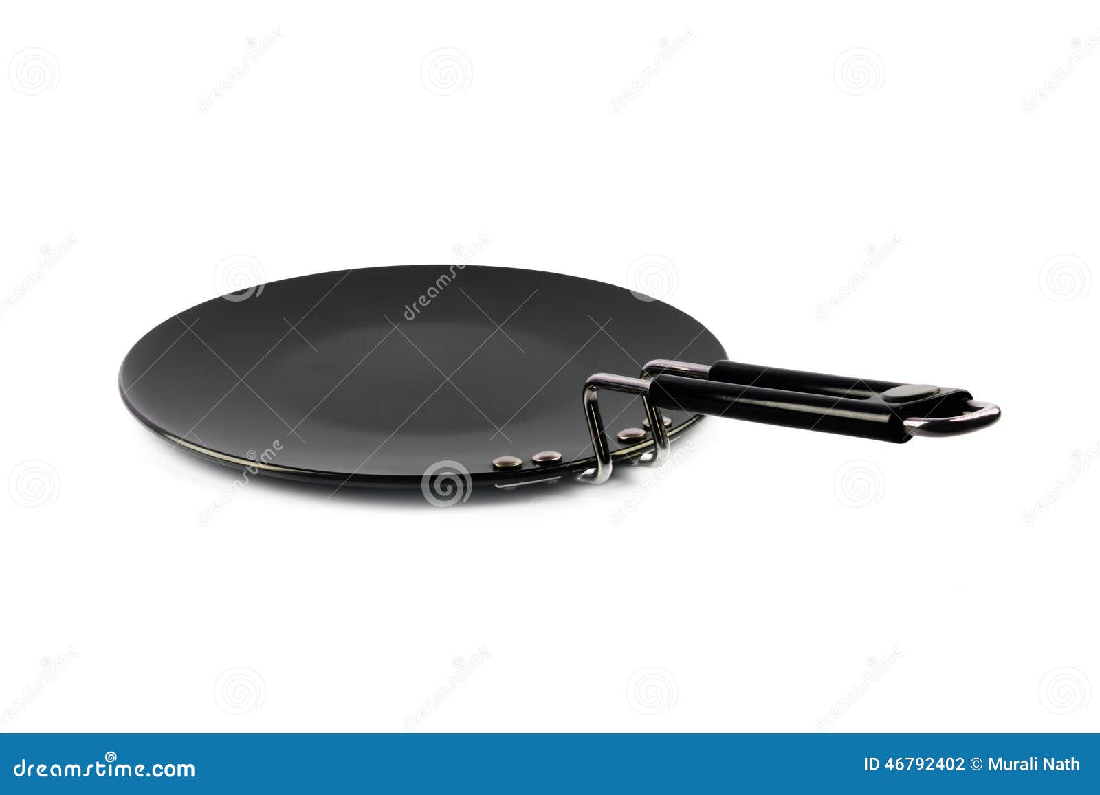 Indian Non-stick Tawa(Pan) stock photo. Image of metal - 46792402